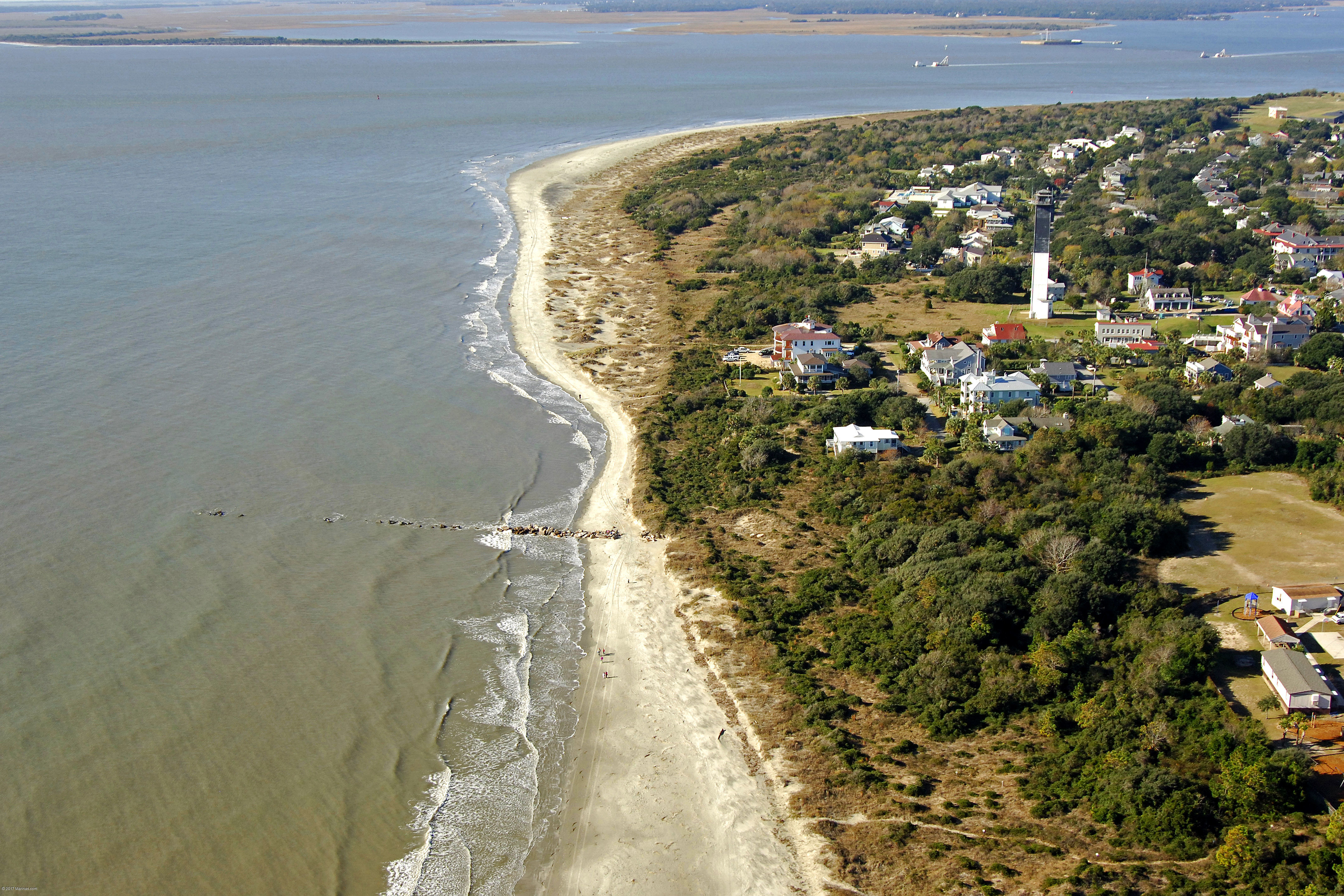 Charleston Light (Sullivan's Island Light, New Charleston Light ...