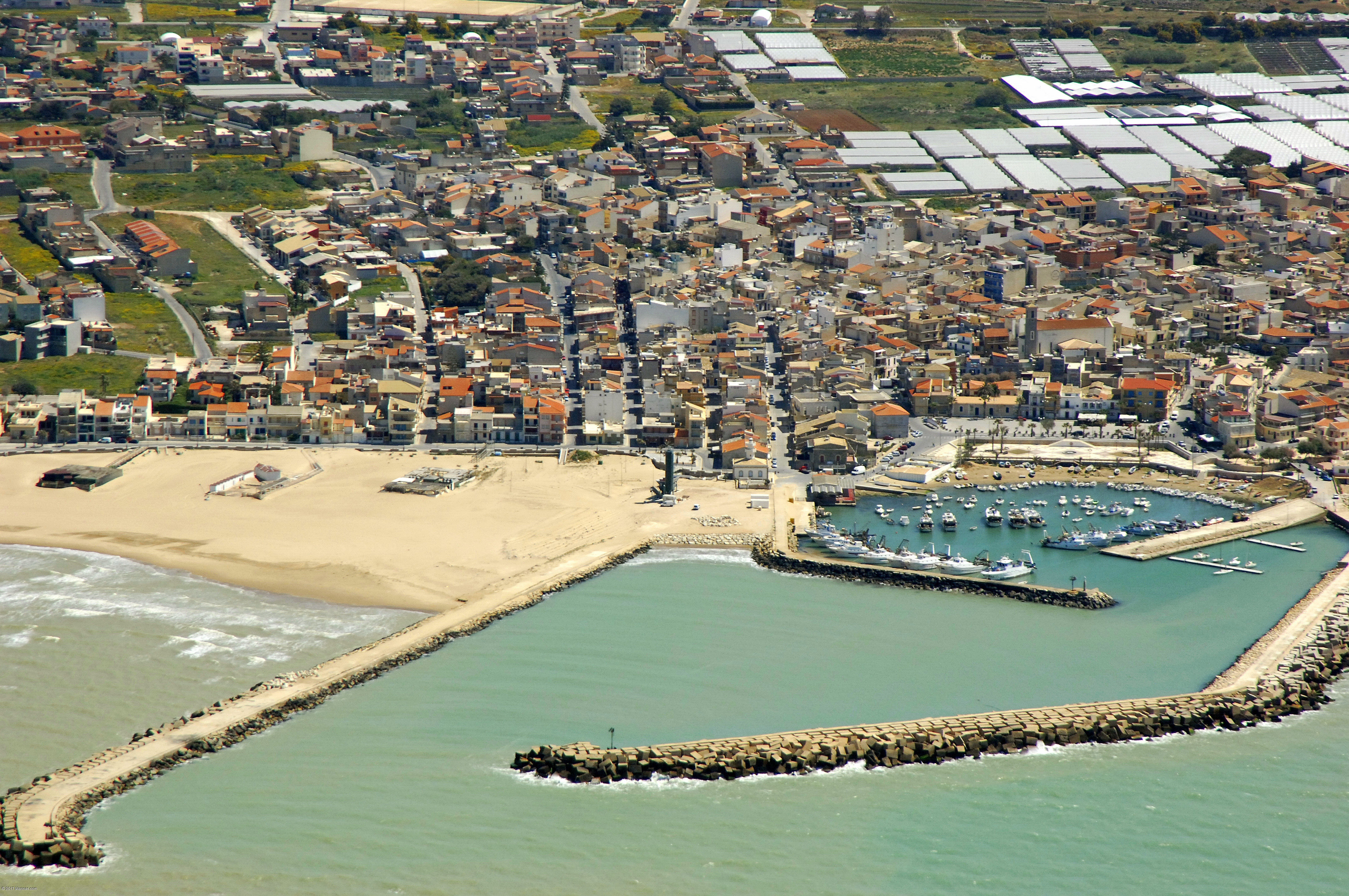 Scoglitti Sicily Map Italy