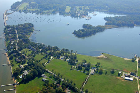 Gibson Island Harbor in Gibson Island, MD, United States - harbor ...