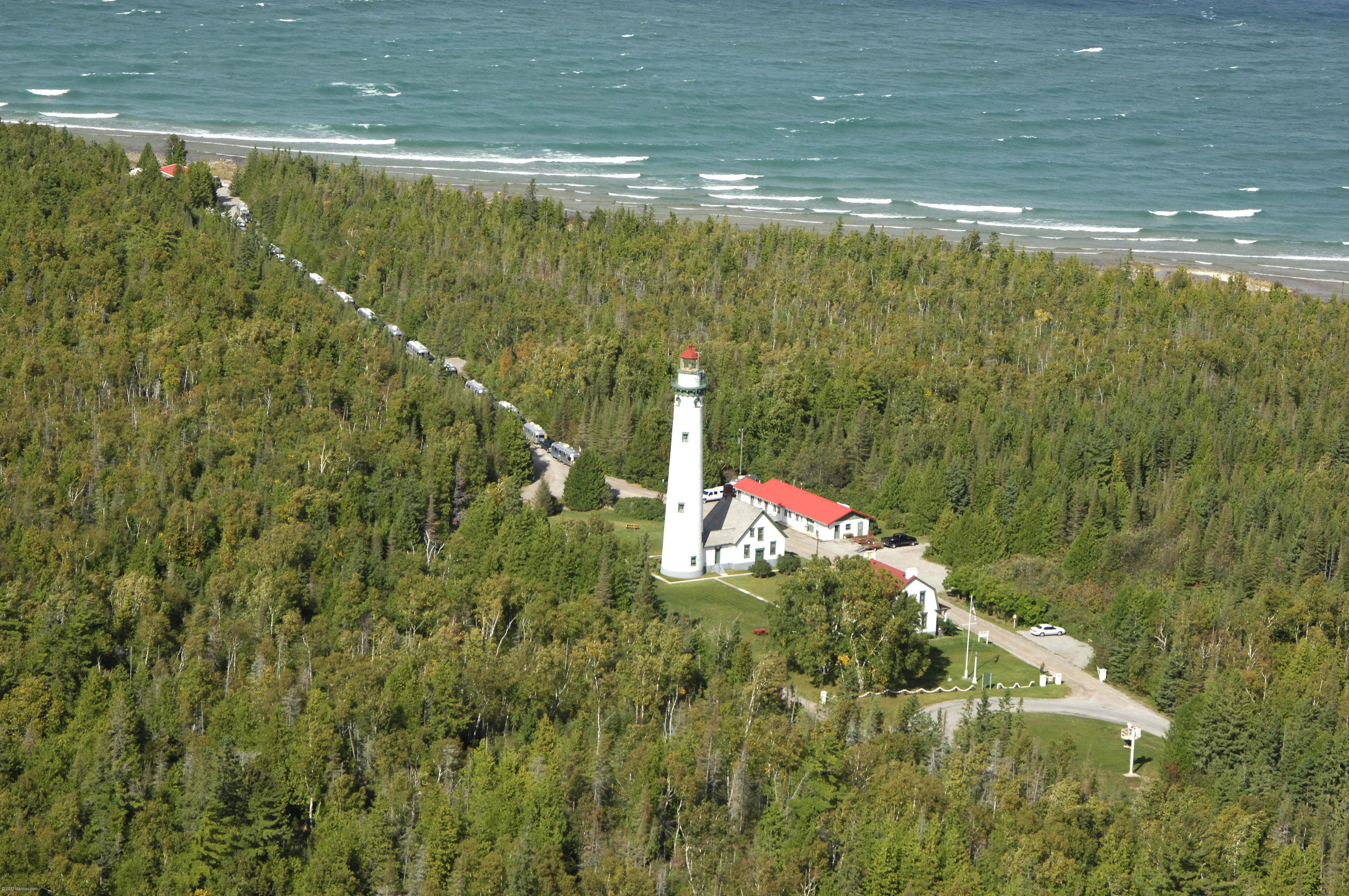 New Presque Isle Lighthouse in Presque Isle, MI, United States ...