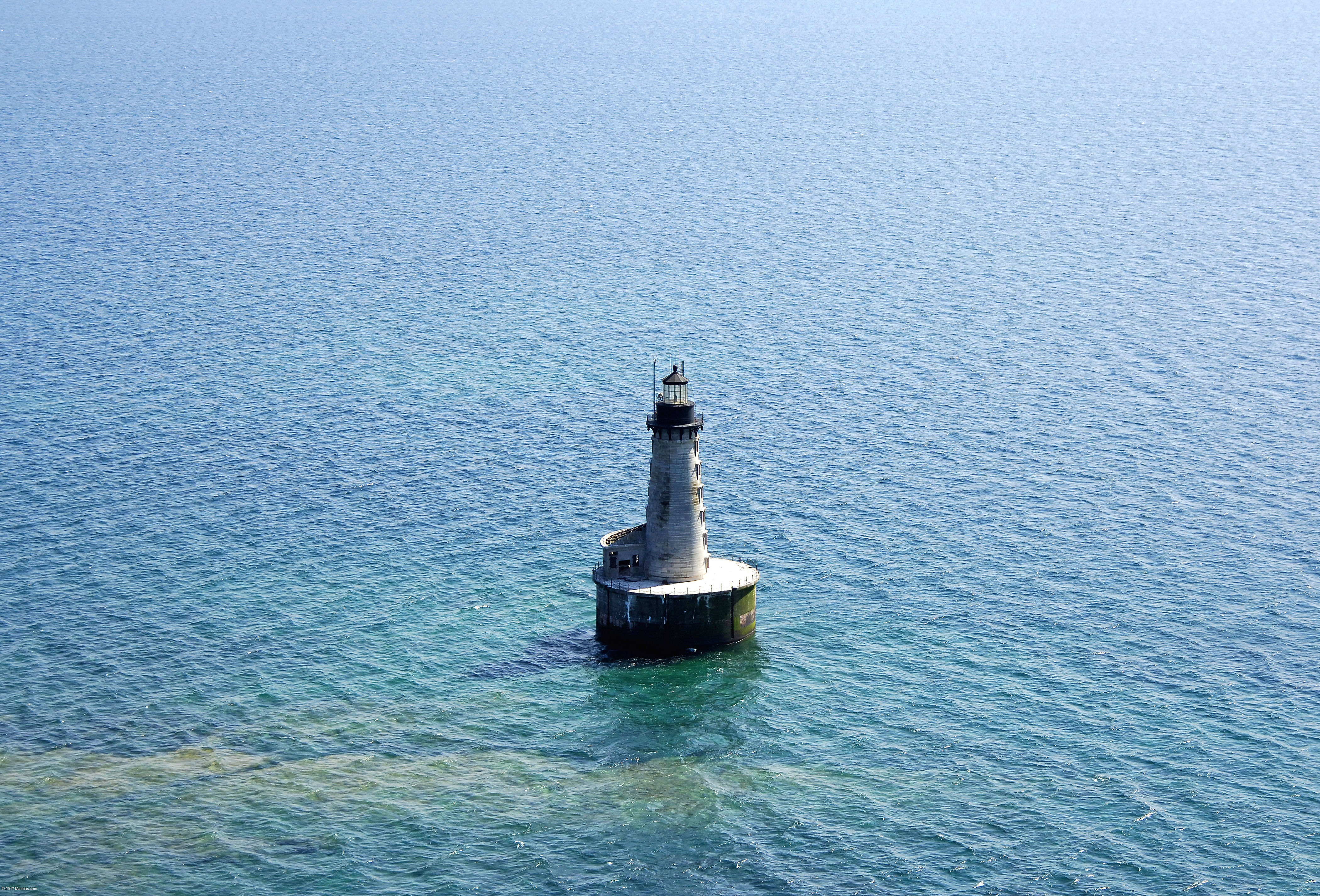 Stannard Rock Lighthouse in MANITOU ISLAND, MI, United States ...