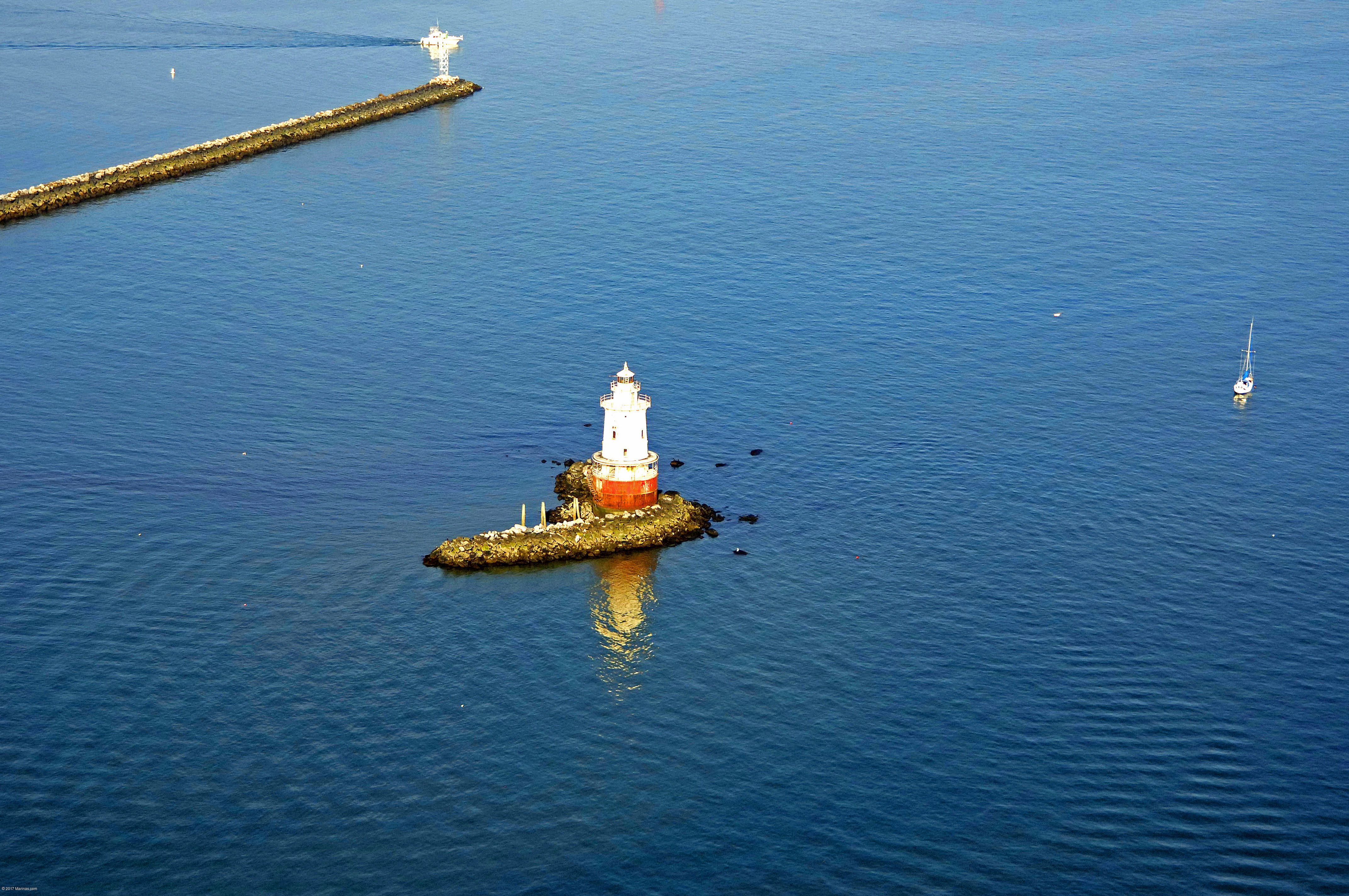 Stamford Harbor Lighthouse in Stamford, CT, United States - lighthouse ...