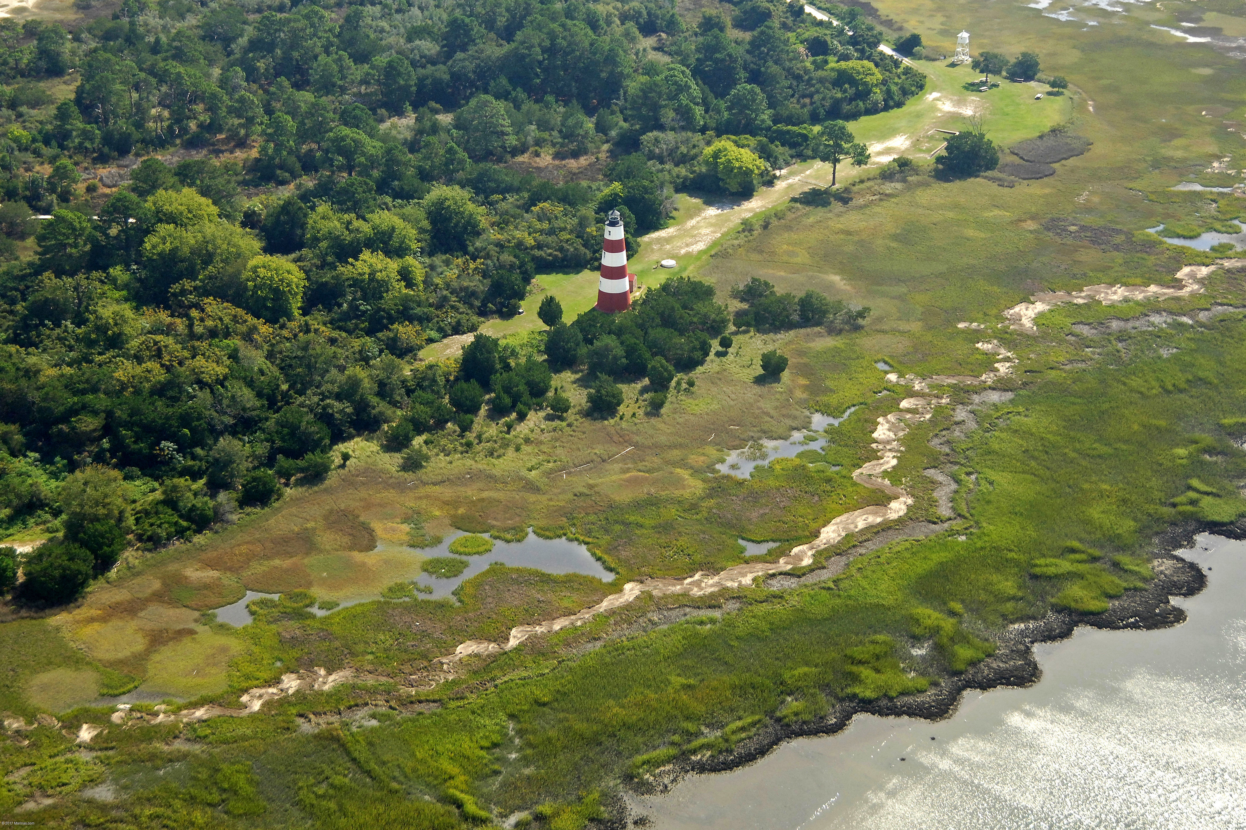 Sapelo Island Lighthouse in Sapelo Island, GA, United States ...