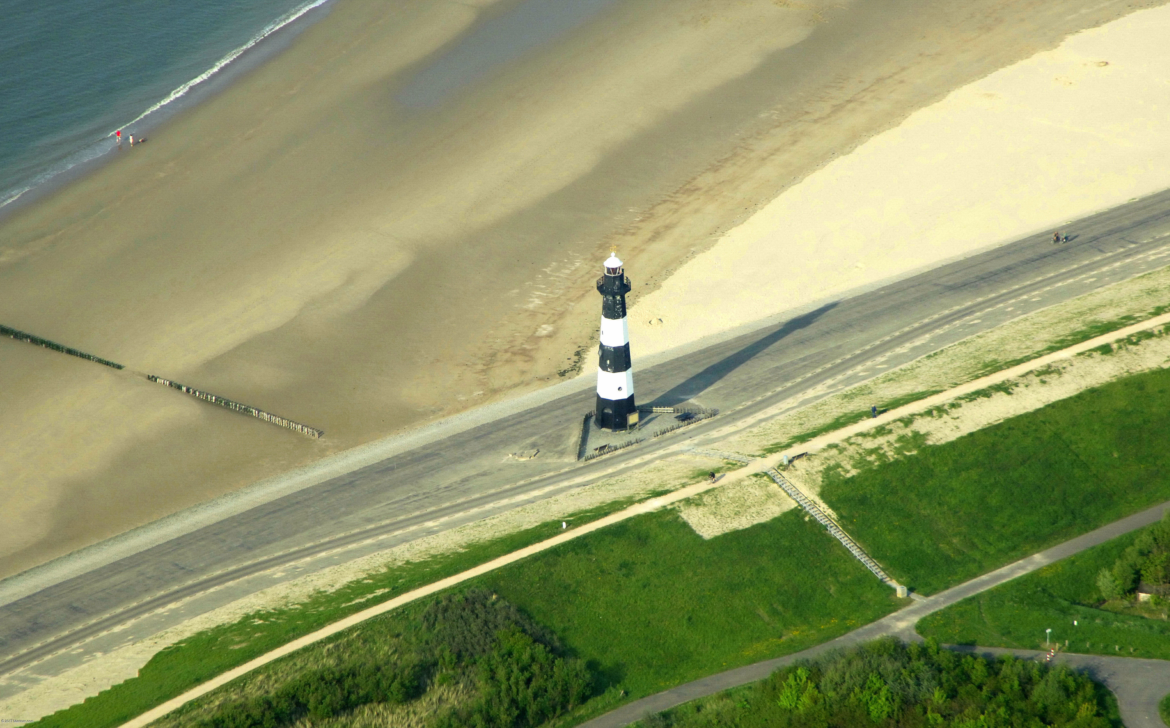 Breskens Light (Nieuwe Sluis Light) Lighthouse in Breskens, Netherlands ...