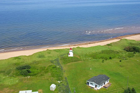 Malpeque Outer Range Front Lighthouse in Malpeque, PE, Canada ...