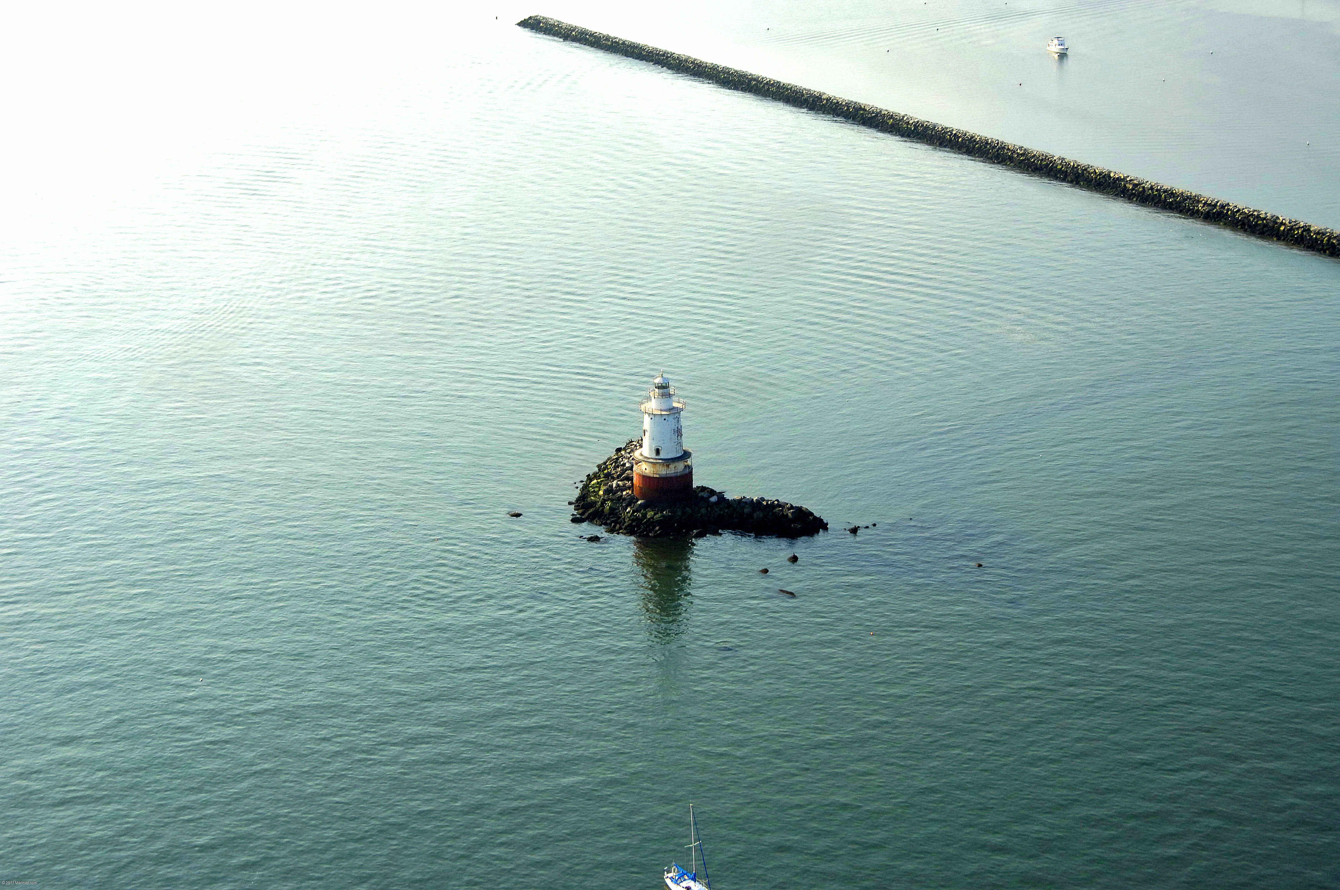 Stamford Harbor Lighthouse in Stamford, CT, United States - lighthouse ...
