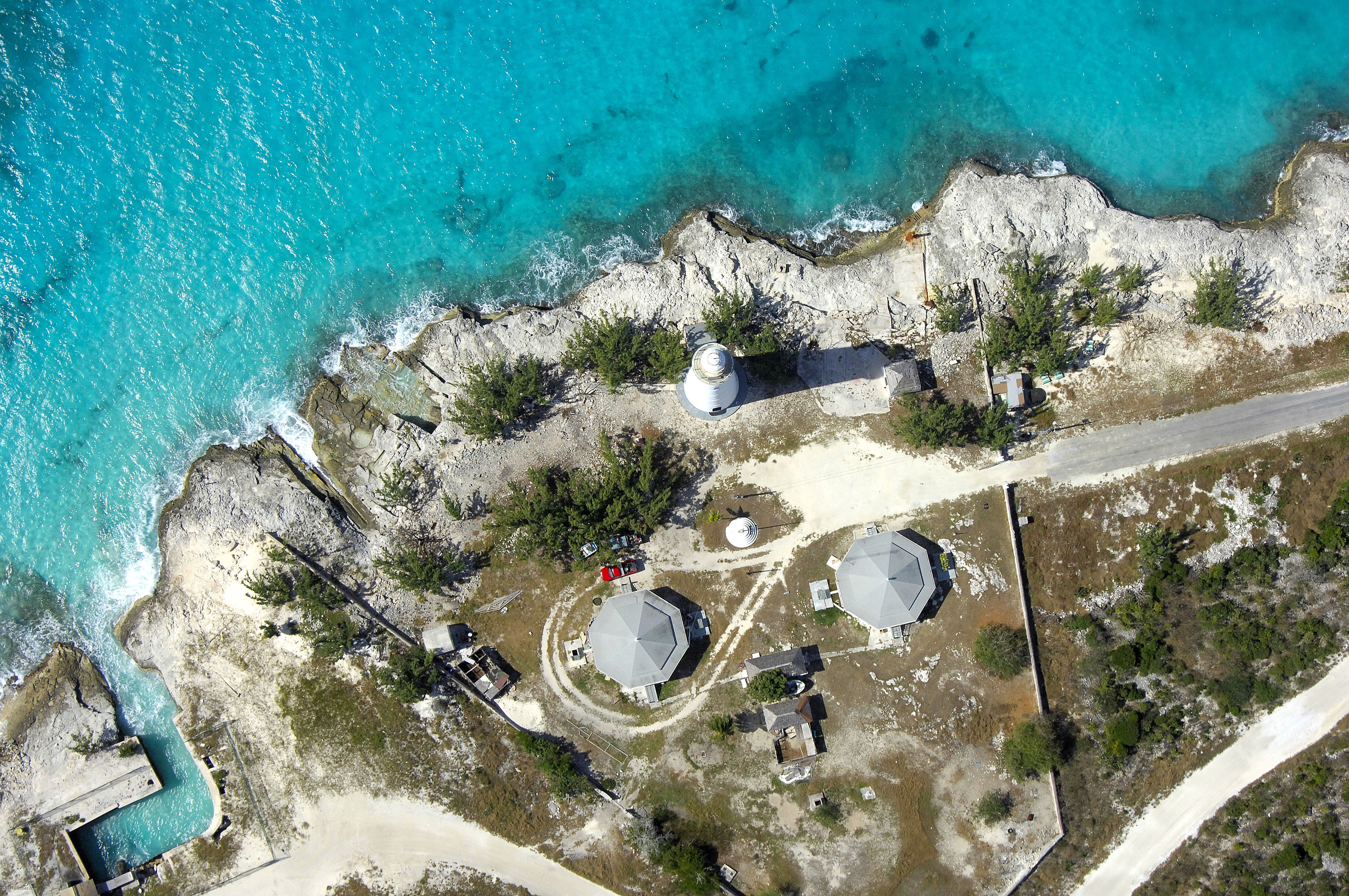 Inagua Lighthouse in Matthew Town, Great Inagua Island, Bahamas ...