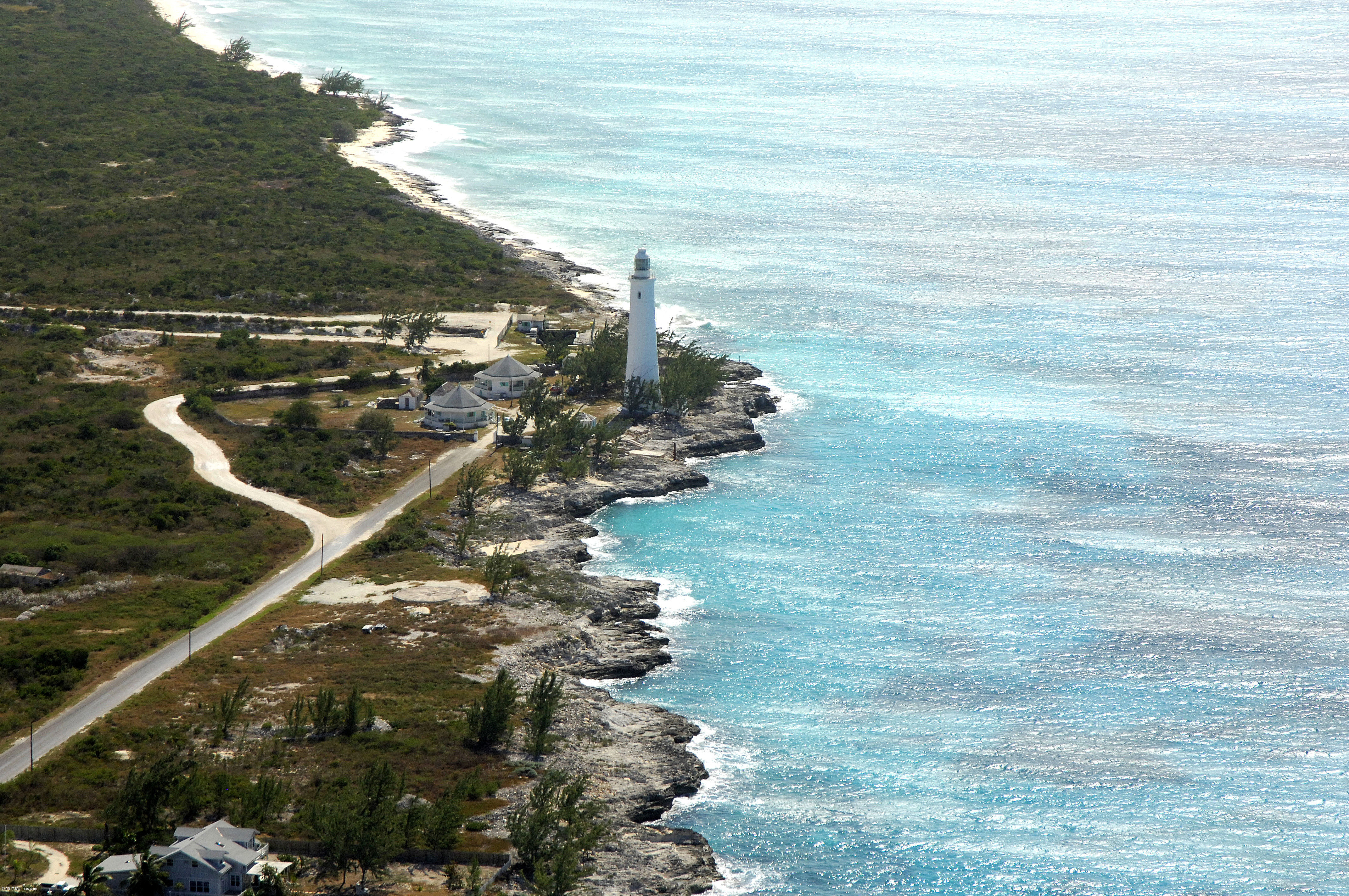 Inagua Lighthouse in Matthew Town, Great Inagua Island, Bahamas ...
