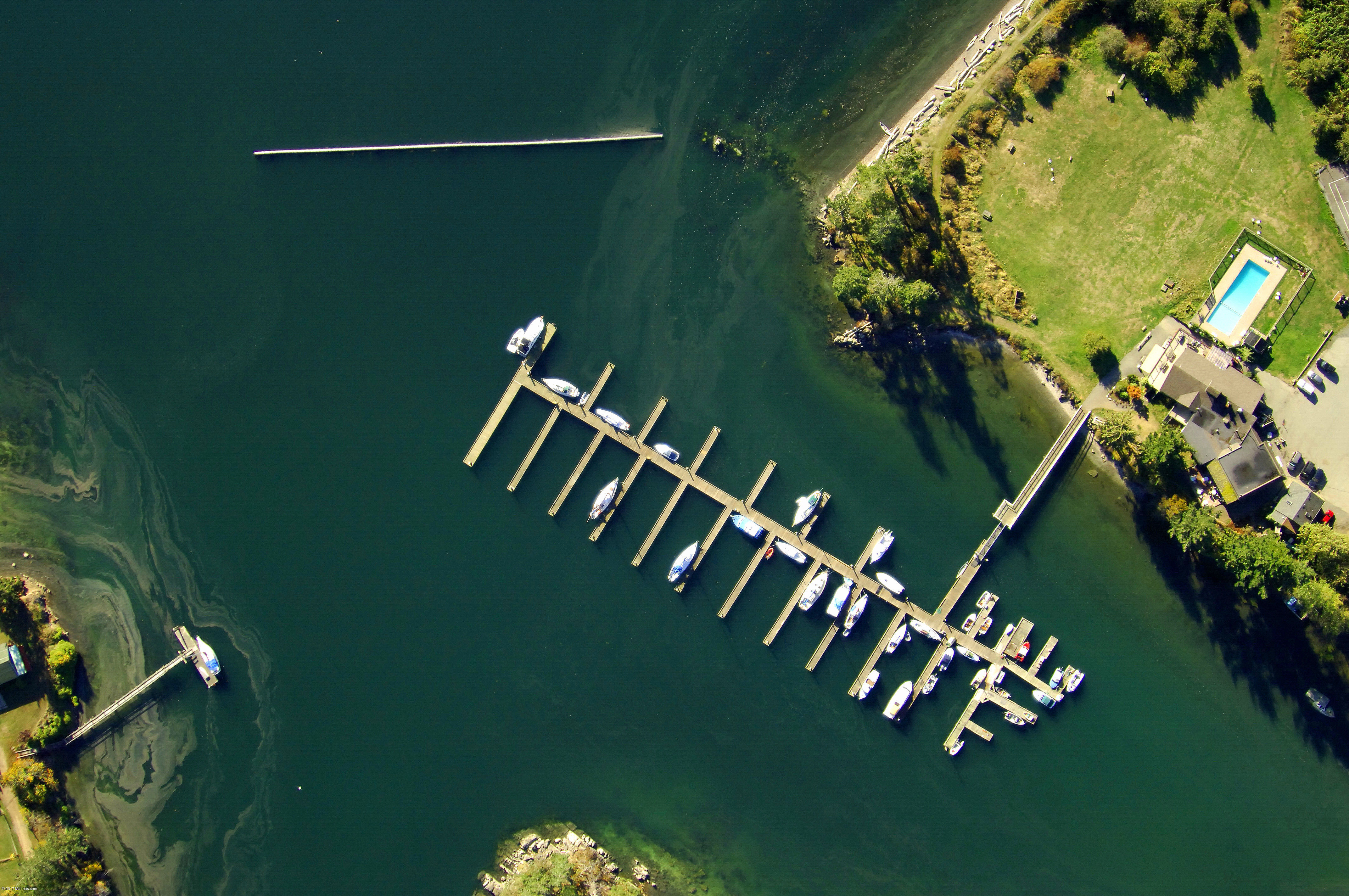 Port Browning Marina Resort in Pender Island, BC, Canada - Marina ...