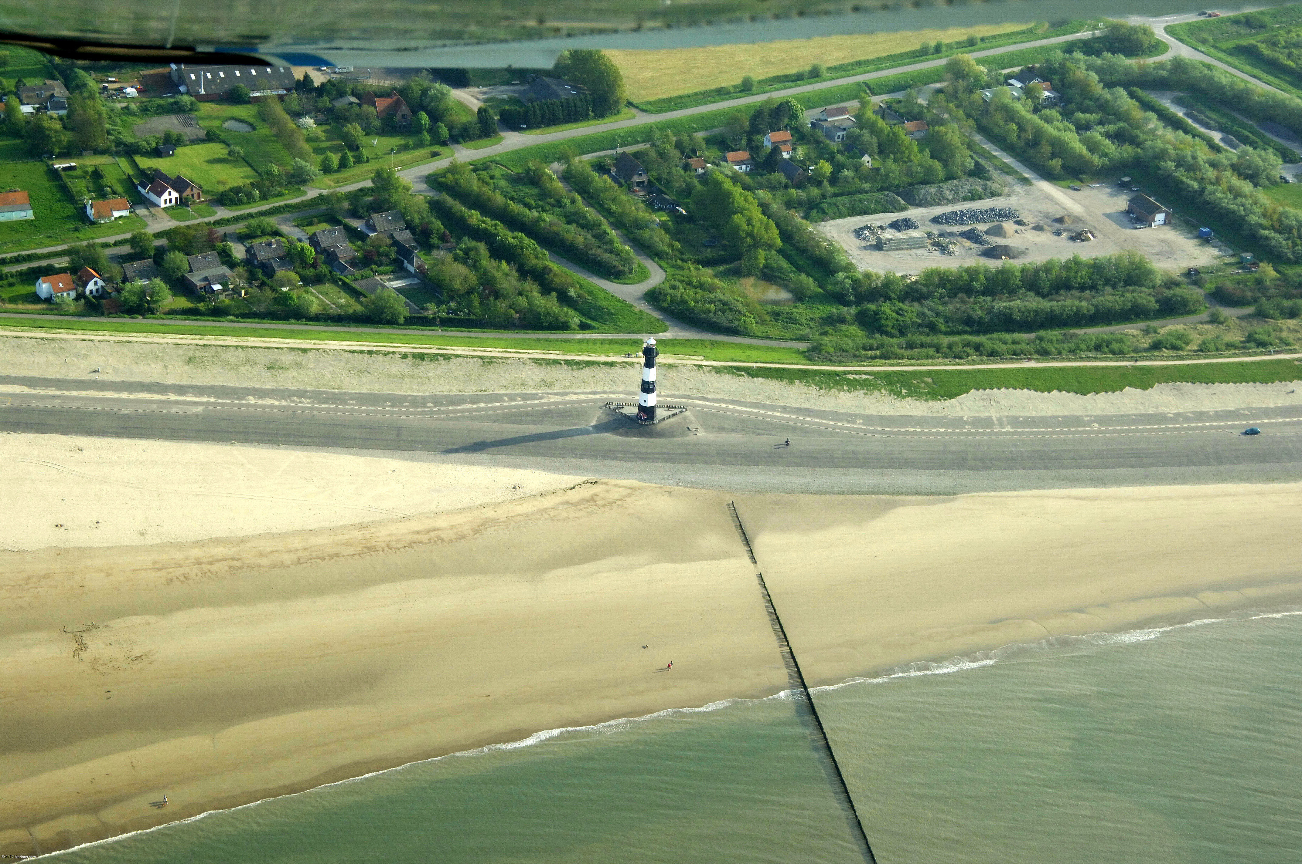 Breskens Light (Nieuwe Sluis Light) Lighthouse in Breskens, Netherlands ...