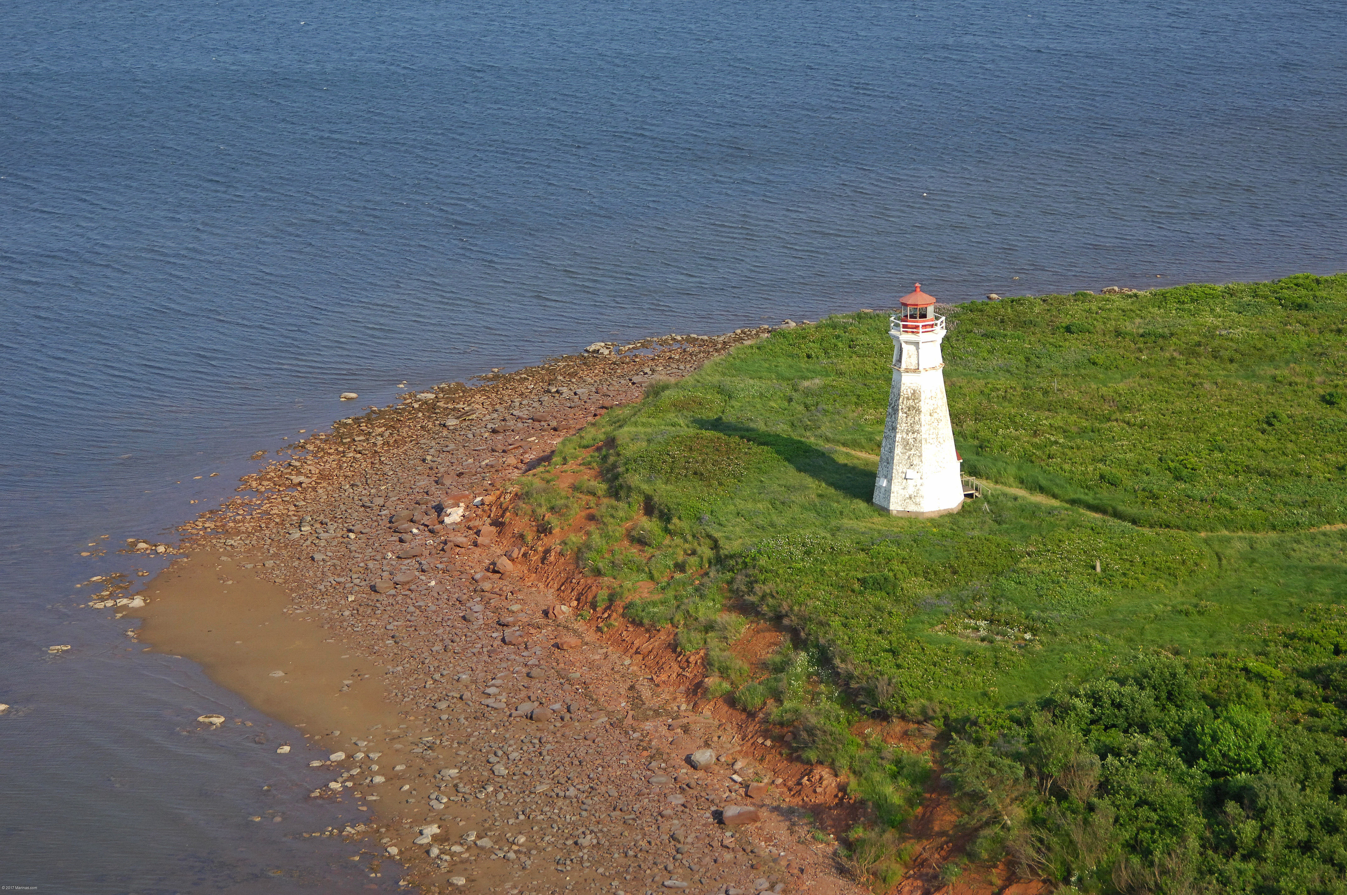 Cape Jourimain Light Lighthouse in Cape Tormentine, NB, Canada ...