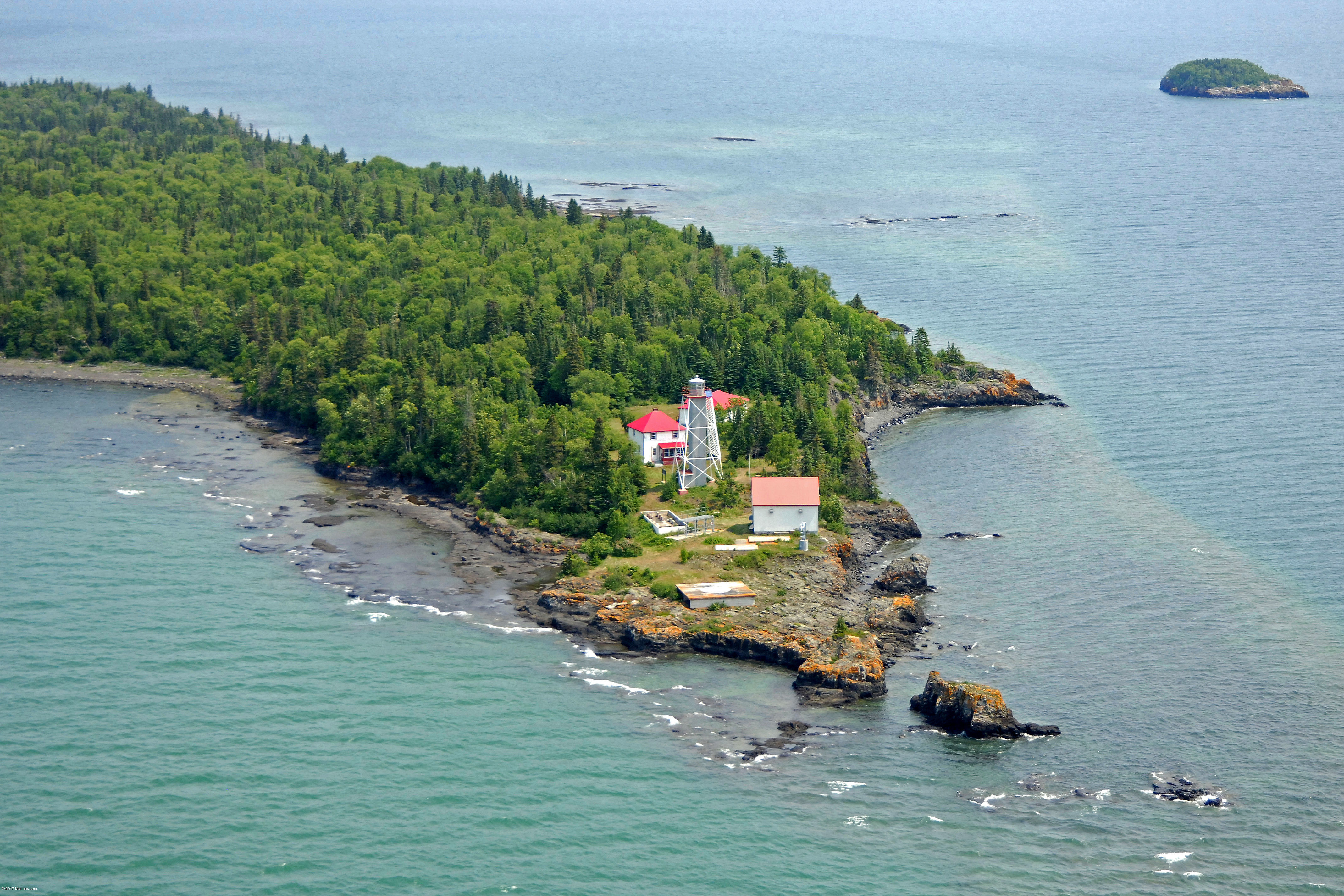 Porphyry Point Light Lighthouse in Thunder Bay, ON, Canada - lighthouse ...