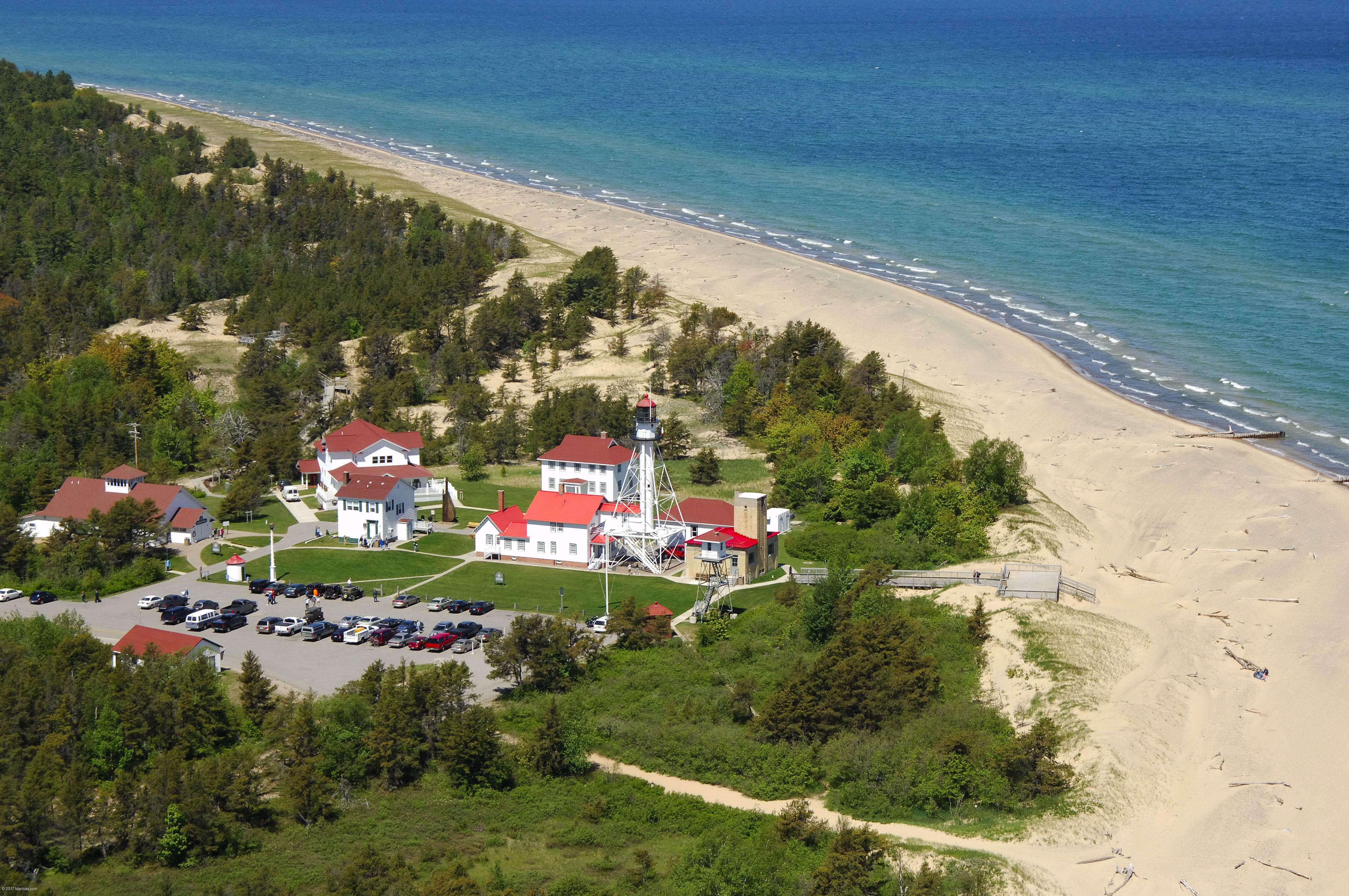 Whitefish Point Lighthouse in Paradise, MI, United States - lighthouse ...