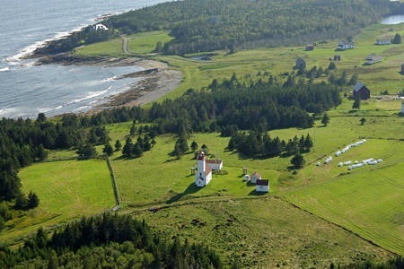 East Ironbound Island Lighthouse in Chester, NS, Canada - lighthouse ...