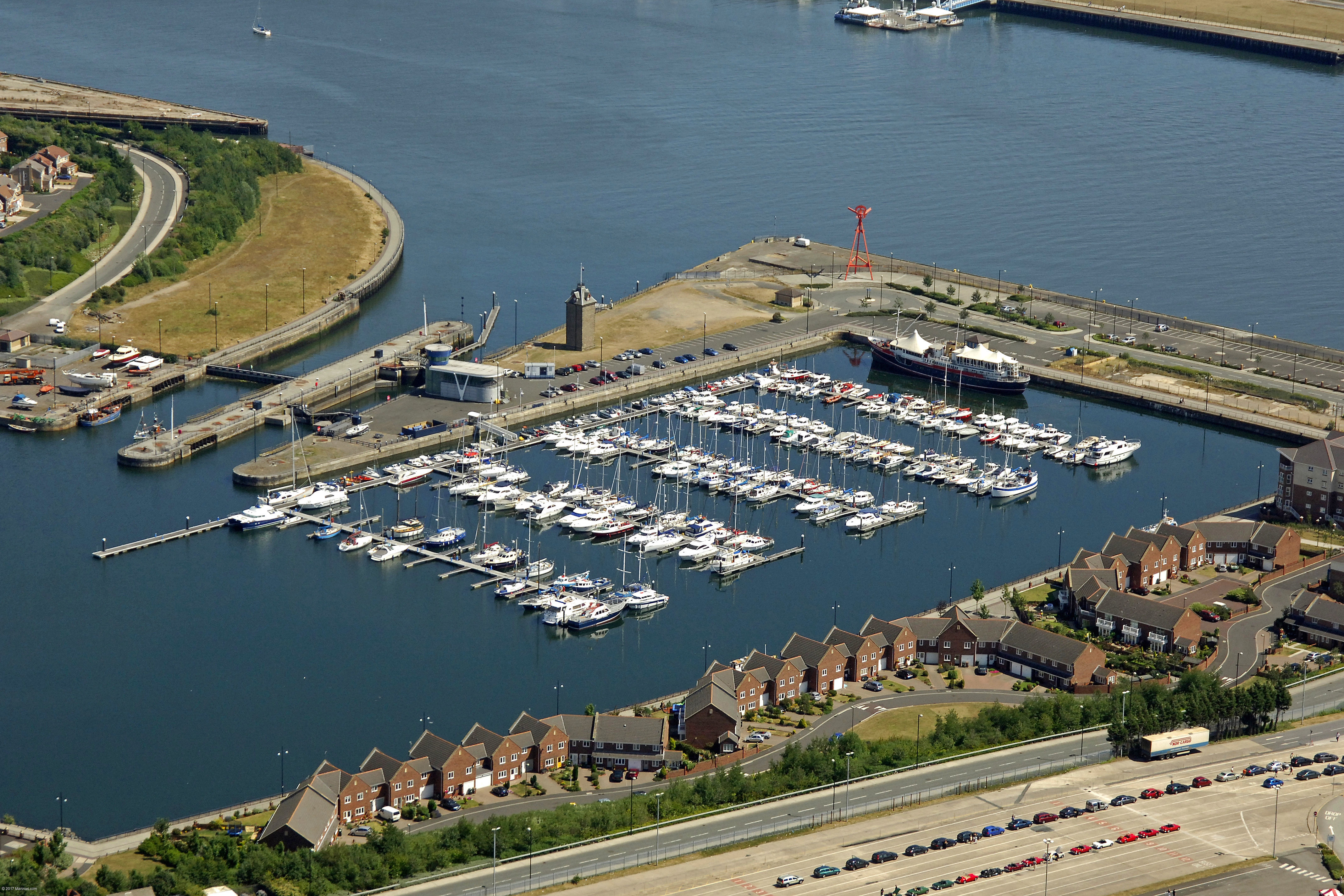 Royal Quays Marina in North Shields, GB, United Kingdom - Marina ...