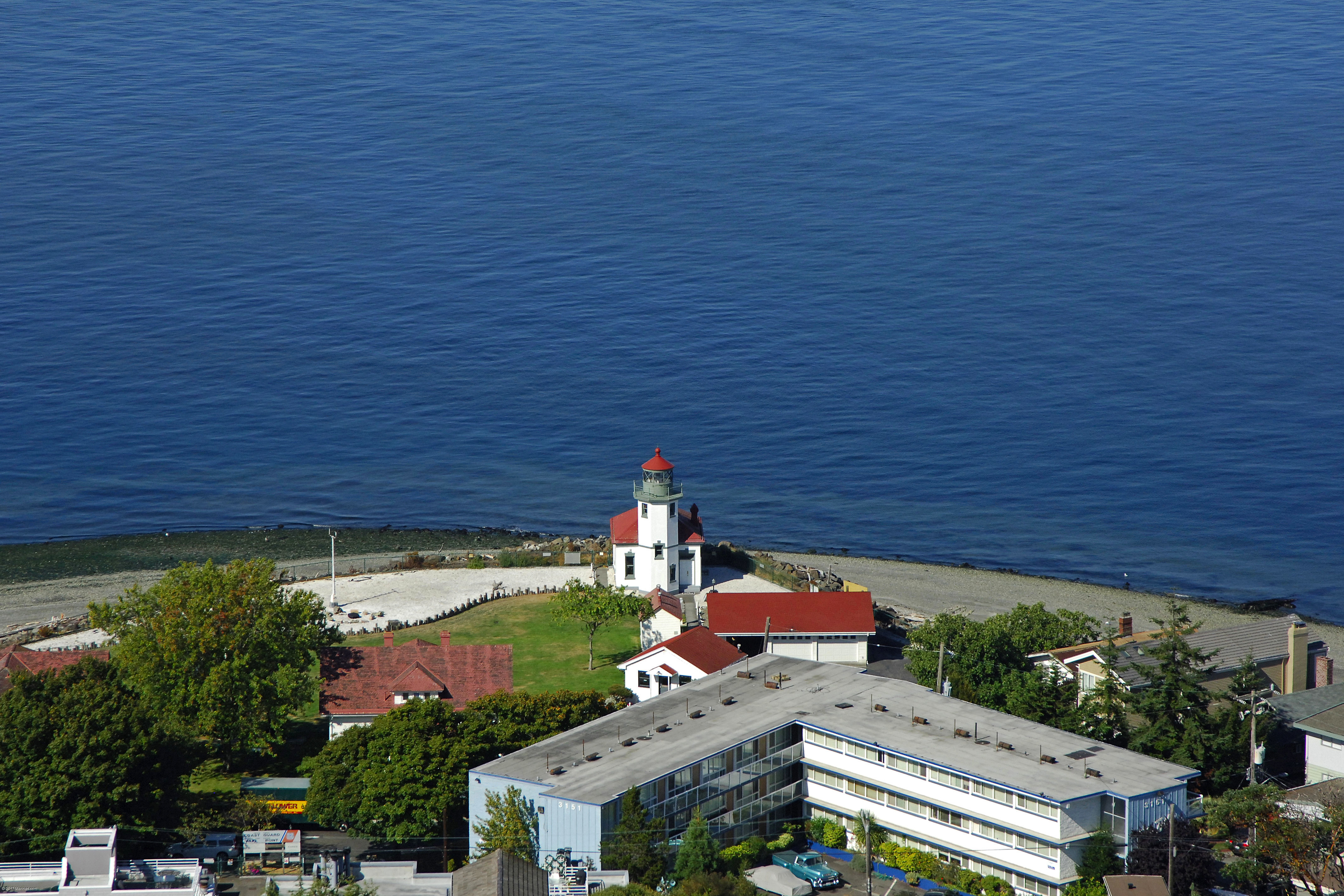 Alki Point Lighthouse in West Seattle, WA, United States - lighthouse ...