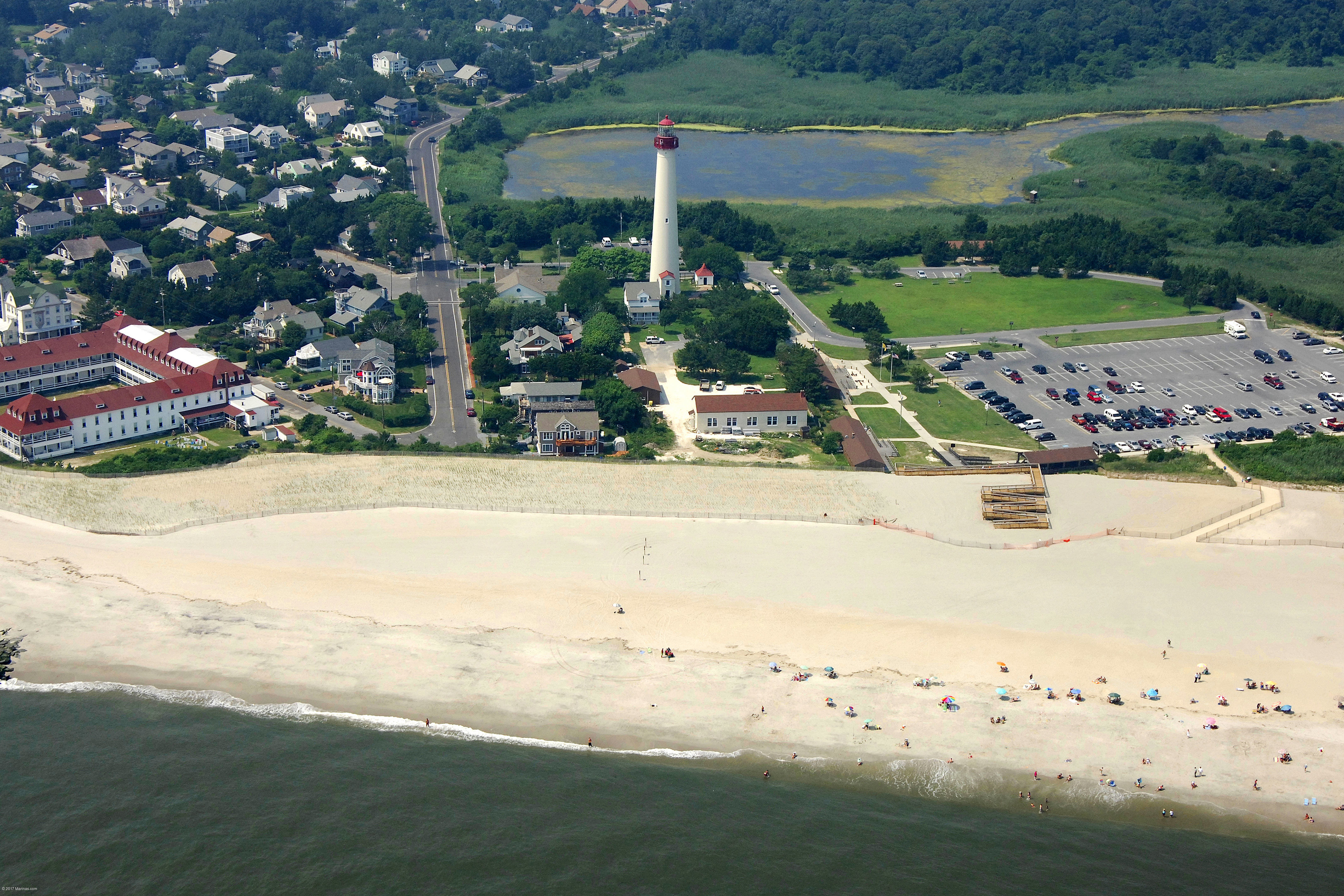 Cape May Lighthouse in Cape May Point, NJ, United States - lighthouse ...