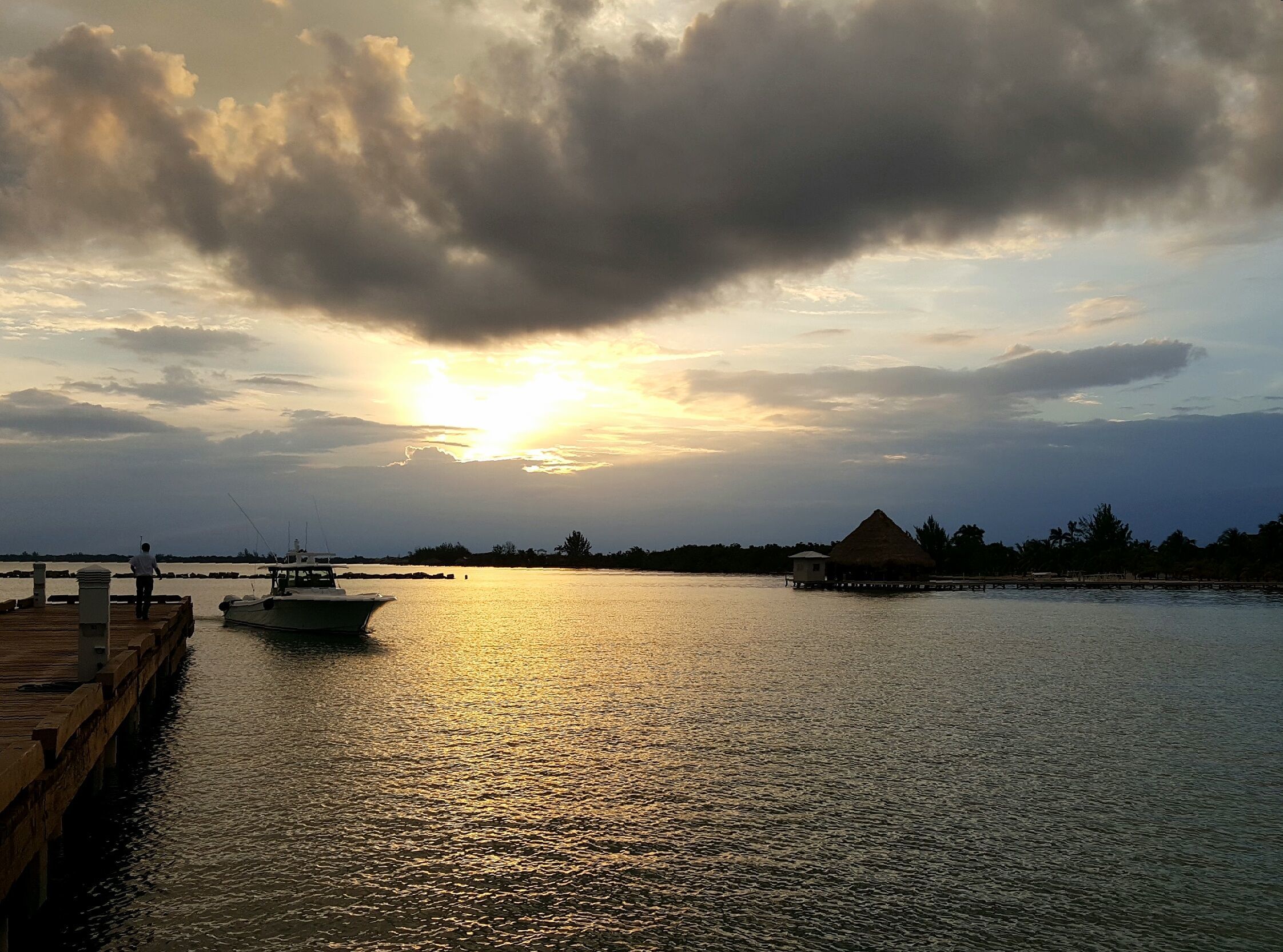The Placencia Marina in Placencia, Stann Creek District, Belize ...