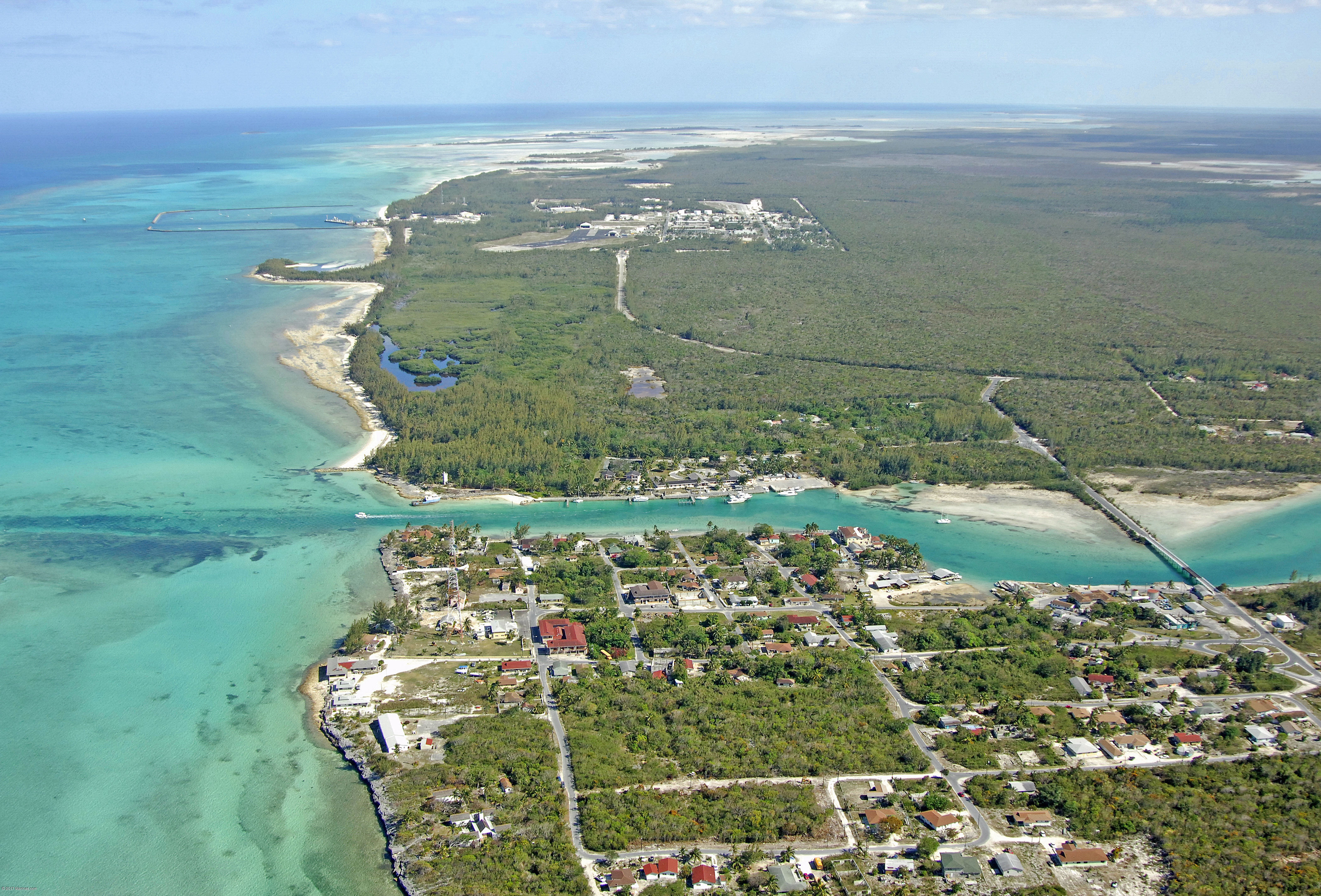 Andros Town and Coakley Town Harbor in Andros and Coakley Towns, AN ...