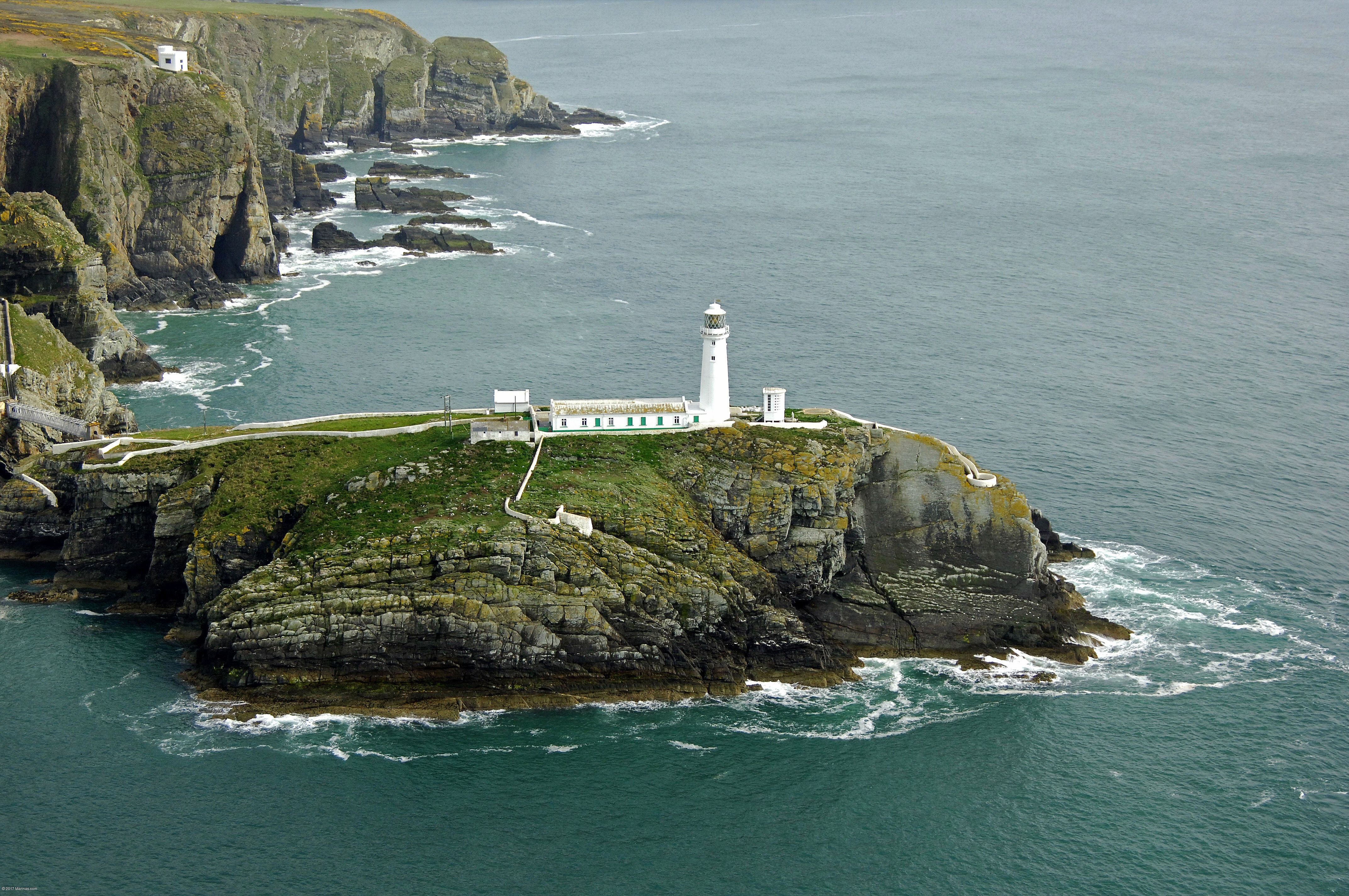 South Stack Light Lighthouse in 3 miles from Holyhead, WA, United ...