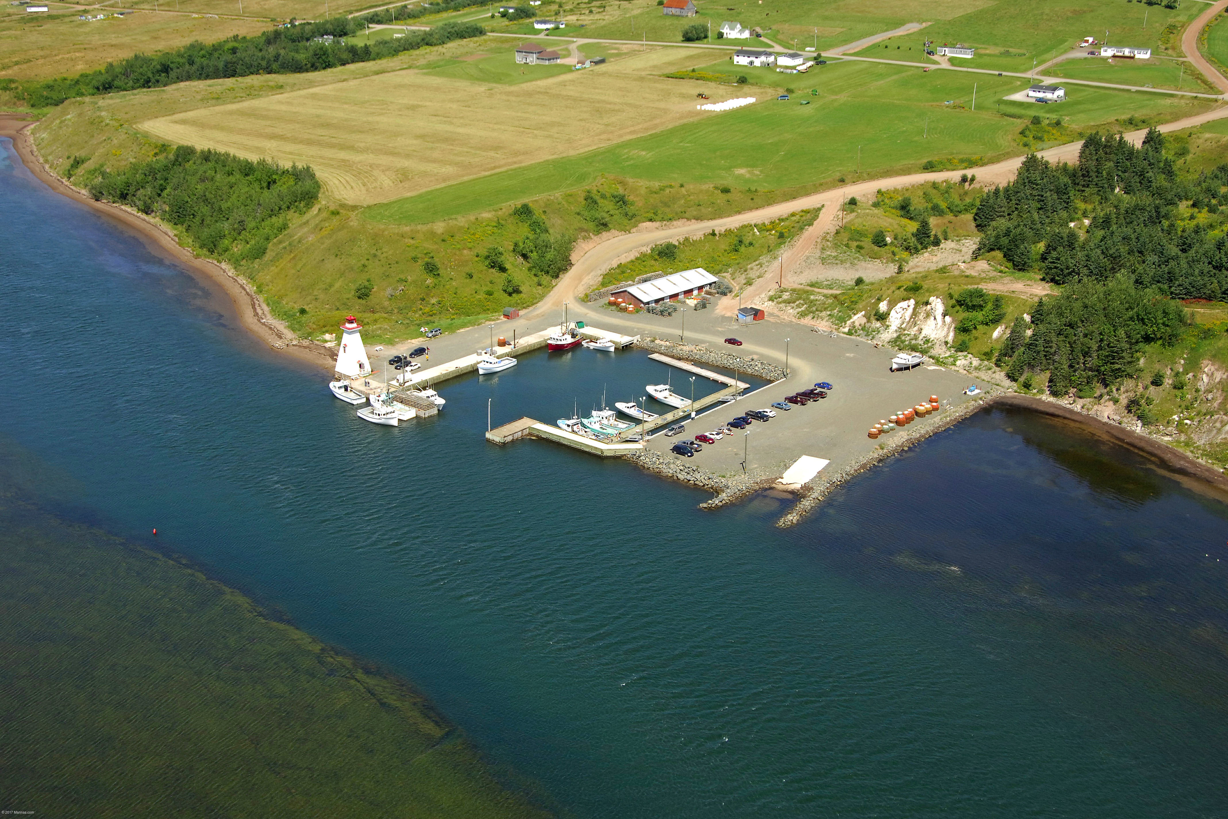 Mabou Harbour Lighthouse in Mabou, NS, Canada - lighthouse Reviews ...