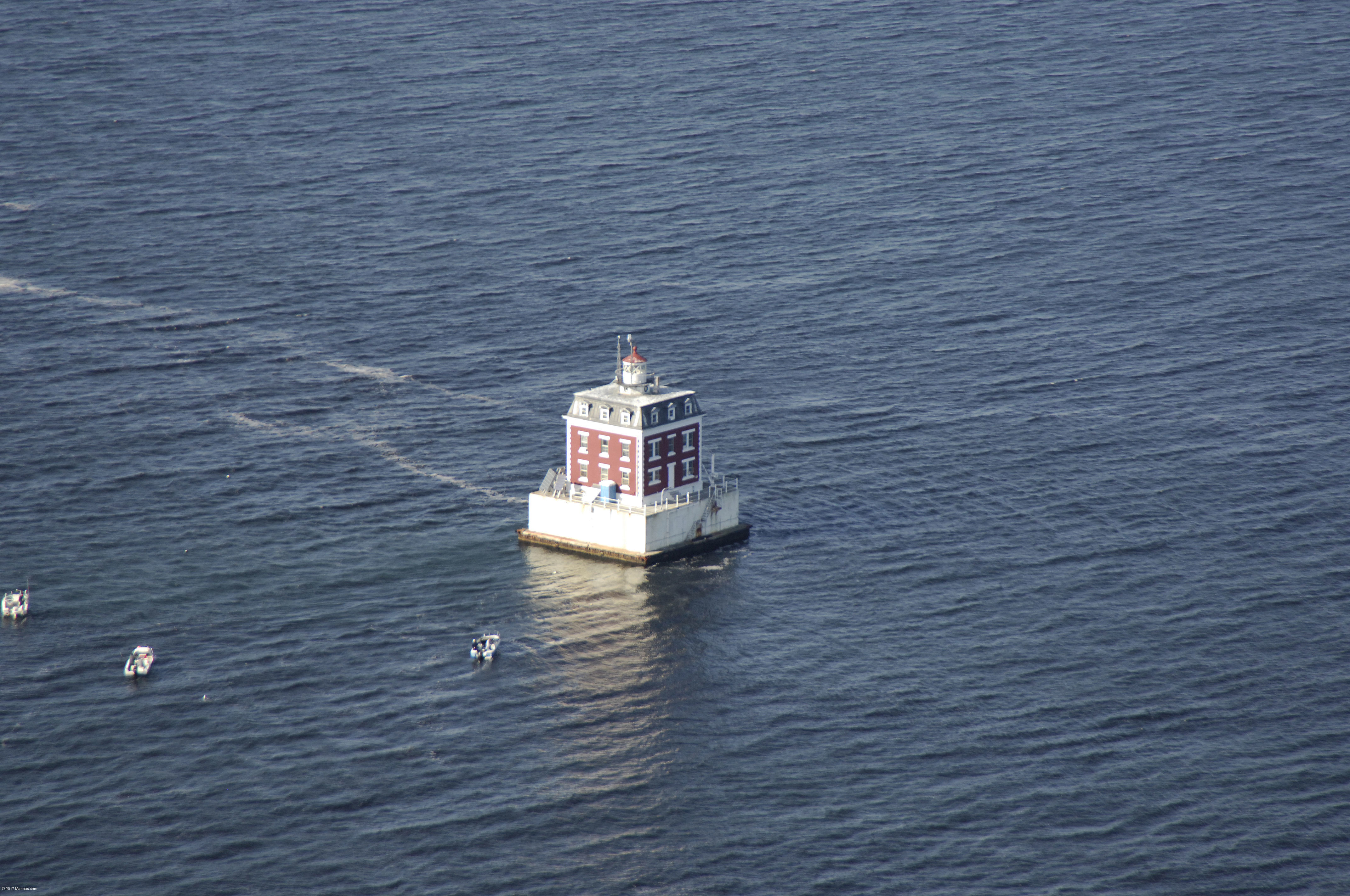New London Ledge Lighthouse in New London, CT, United States ...