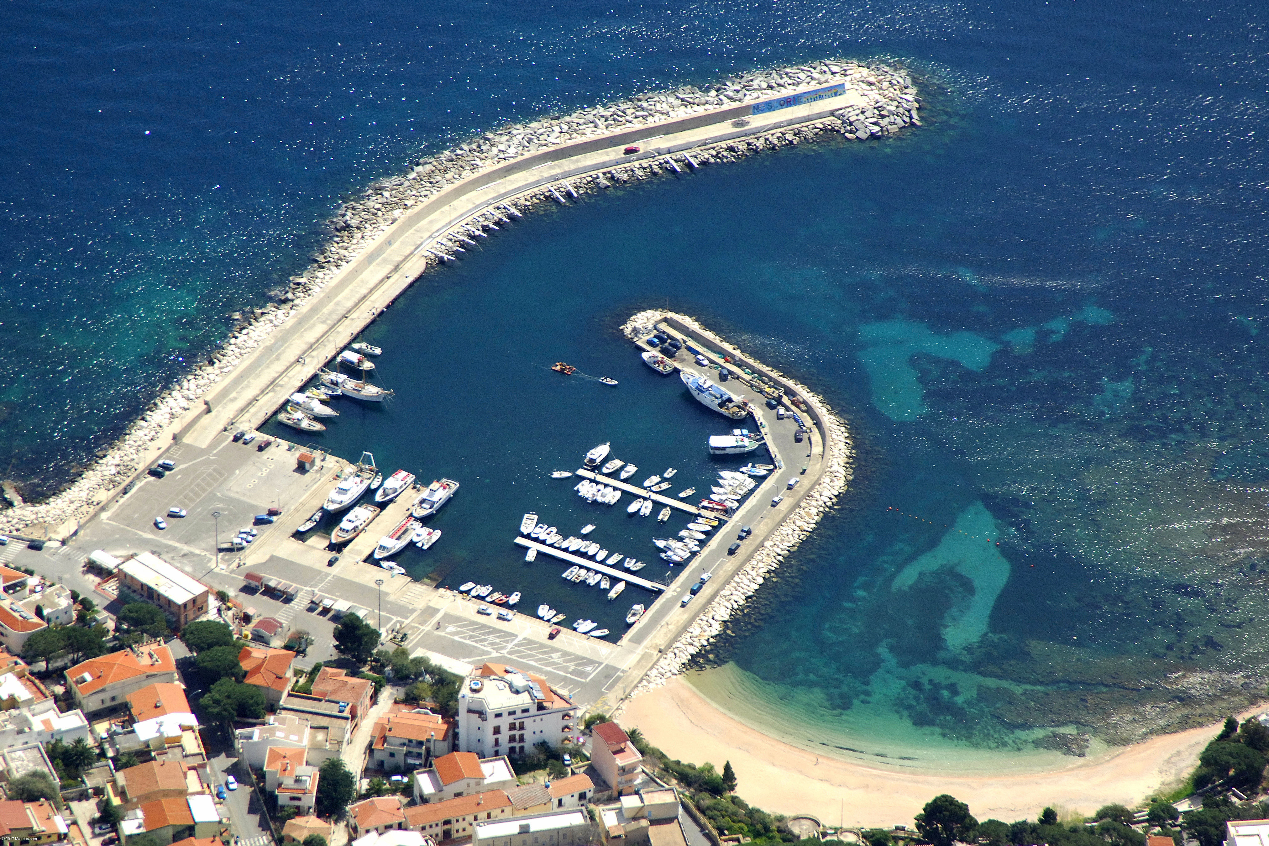 Cala Gonone Harbour Marina in Cala Gonone, Sardinia, Italy - Marina ...