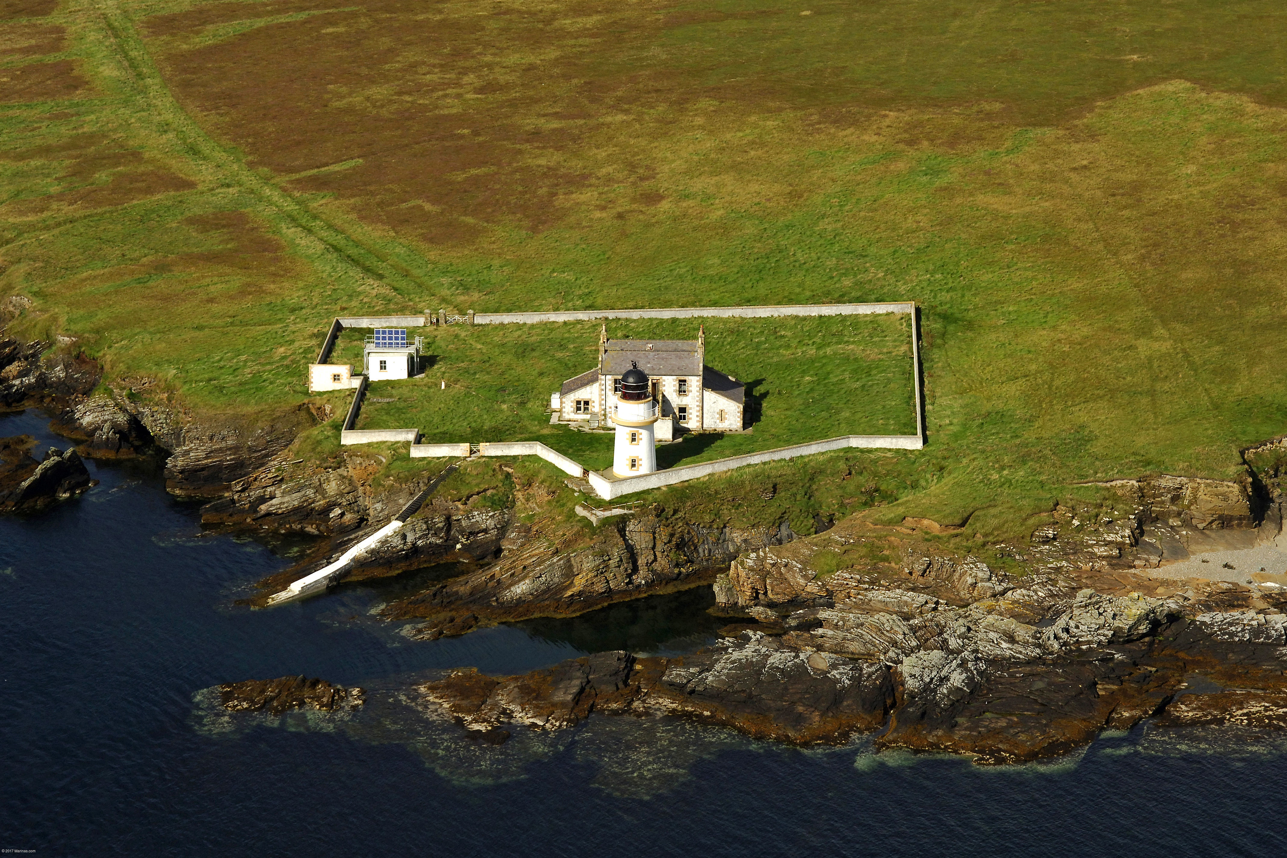 Helliar Holm Light Lighthouse in Balfour, SC, United Kingdom ...