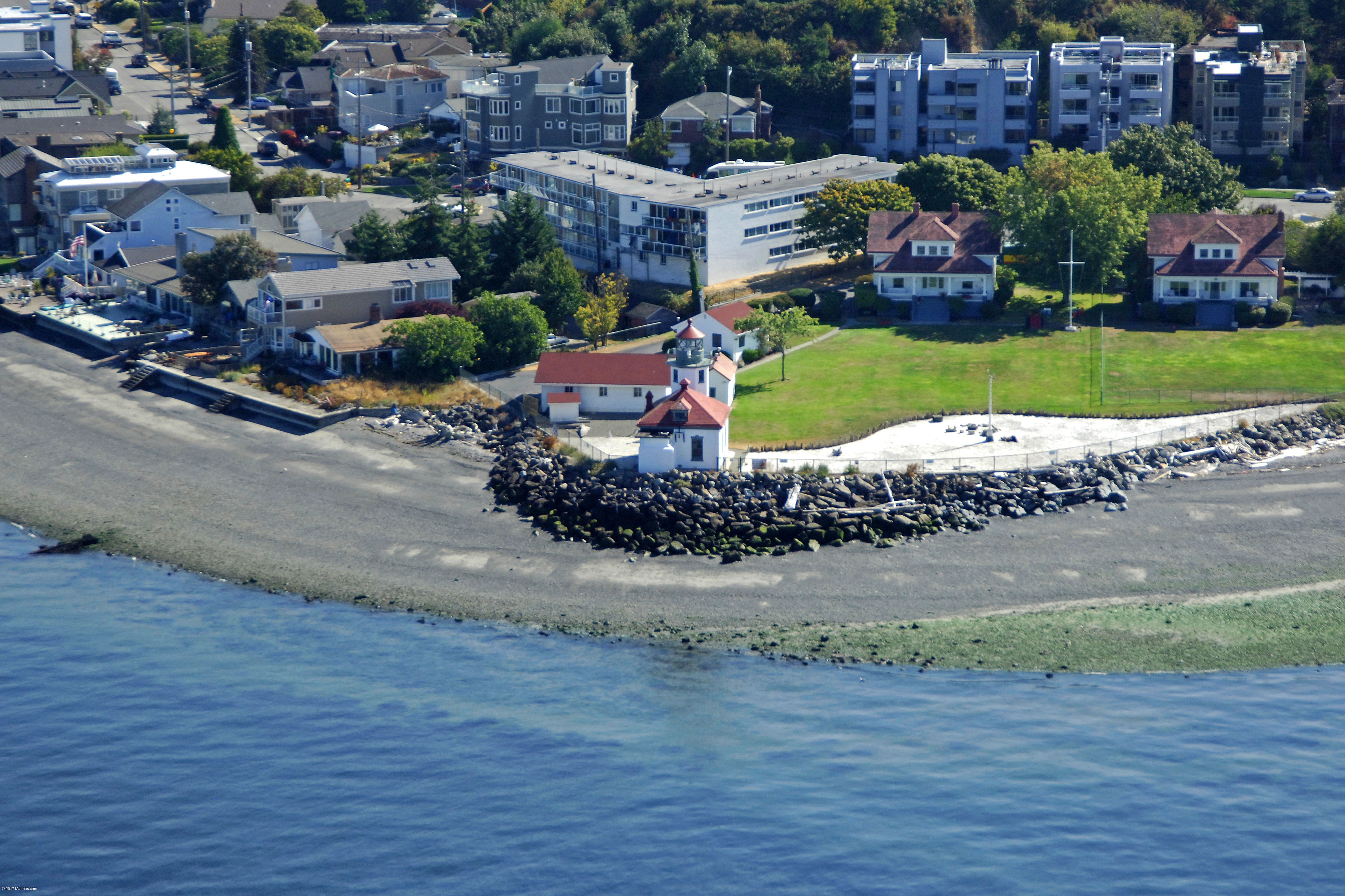 Alki Point Lighthouse in West Seattle, WA, United States - lighthouse ...