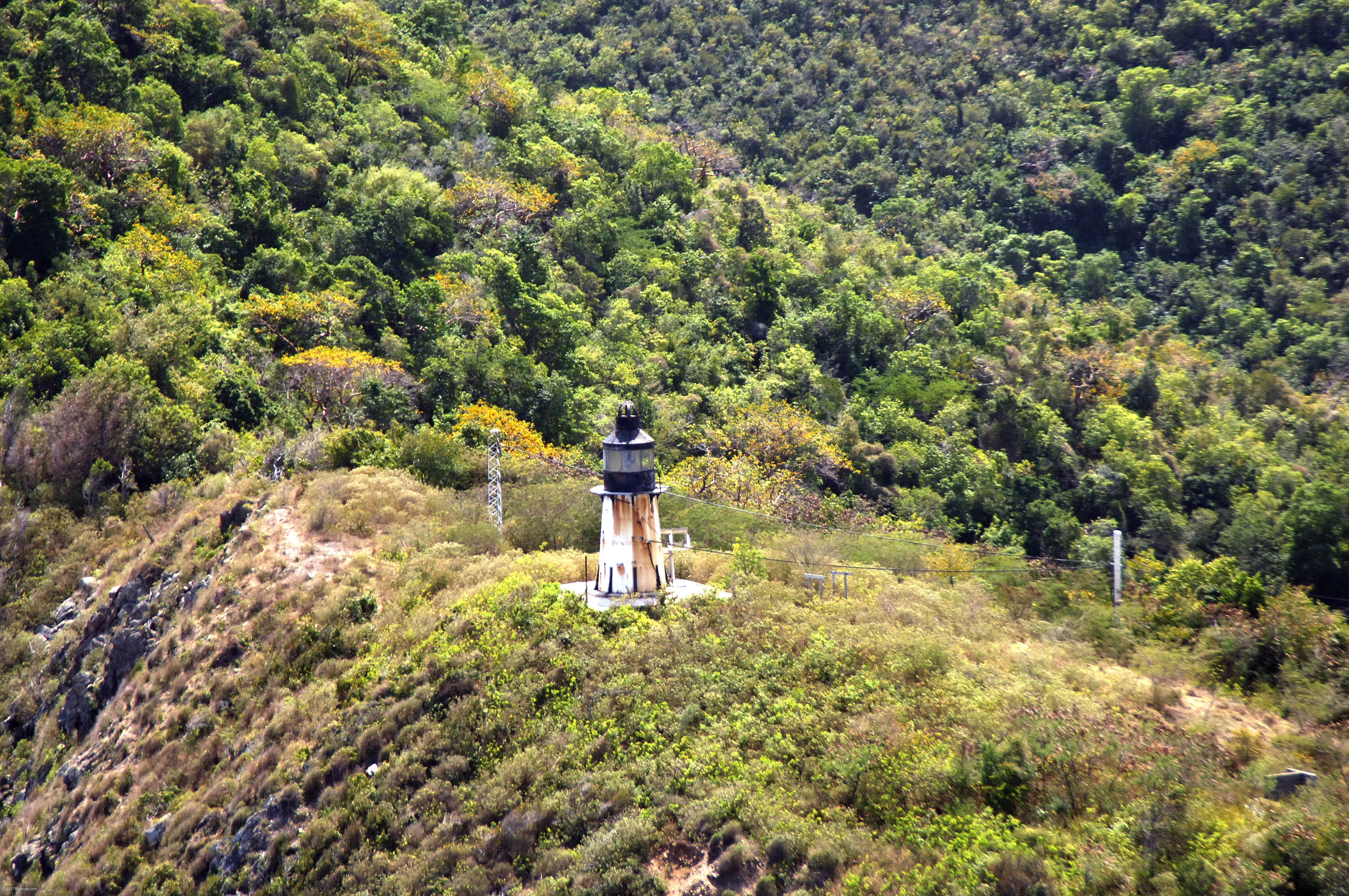Hams Bluff Lighthouse in Fredericksted, St Croix, U.S. Virgin Islands ...