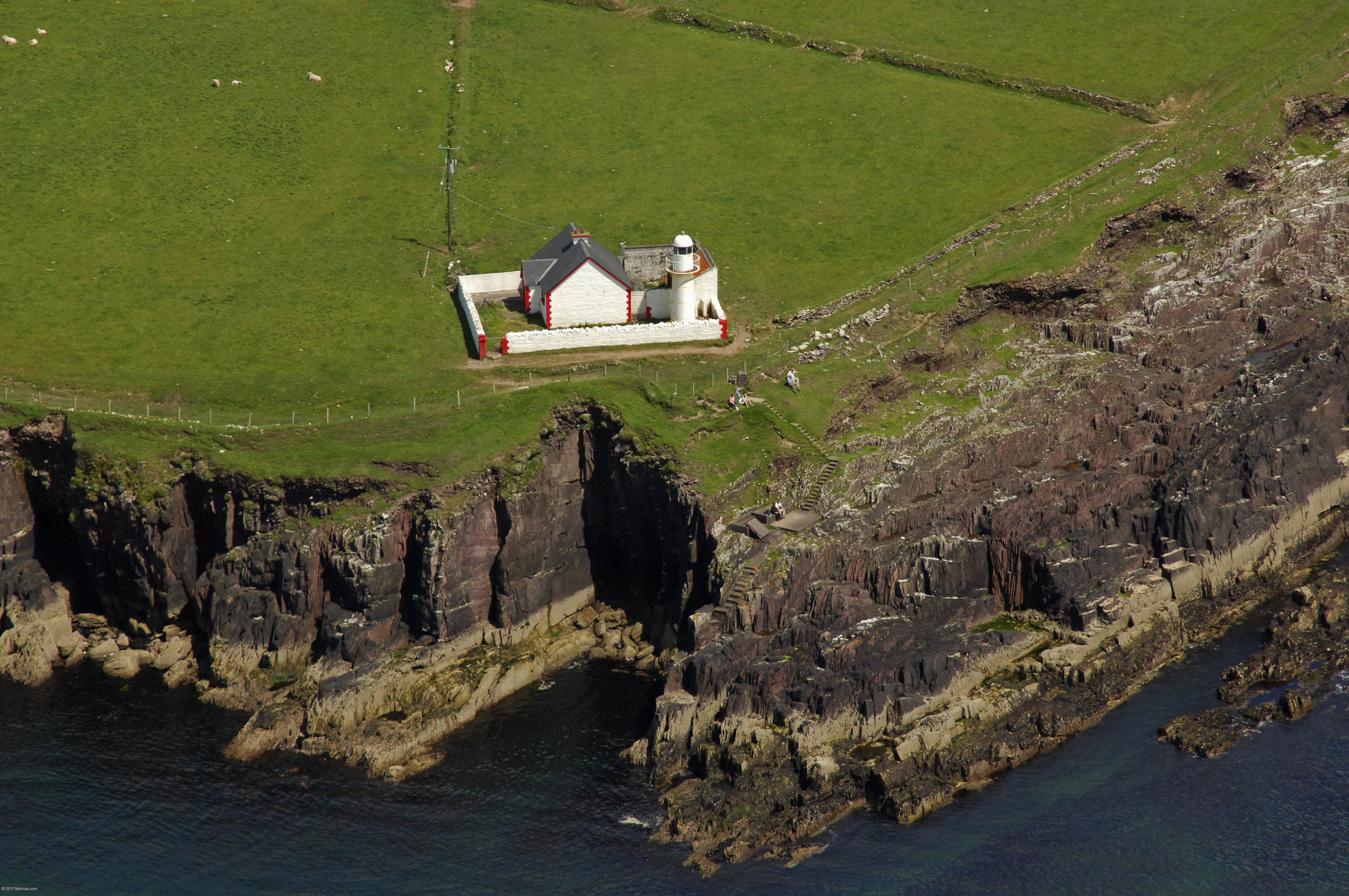 Dingle Light Lighthouse in near Dingle, Southwest-County Kerry, Ireland ...