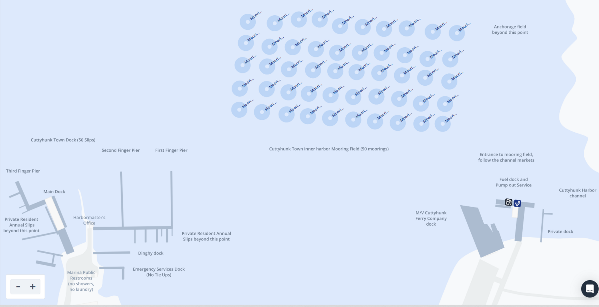 Cuttyhunk Marina slip, dock, mooring reservations - Dockwa