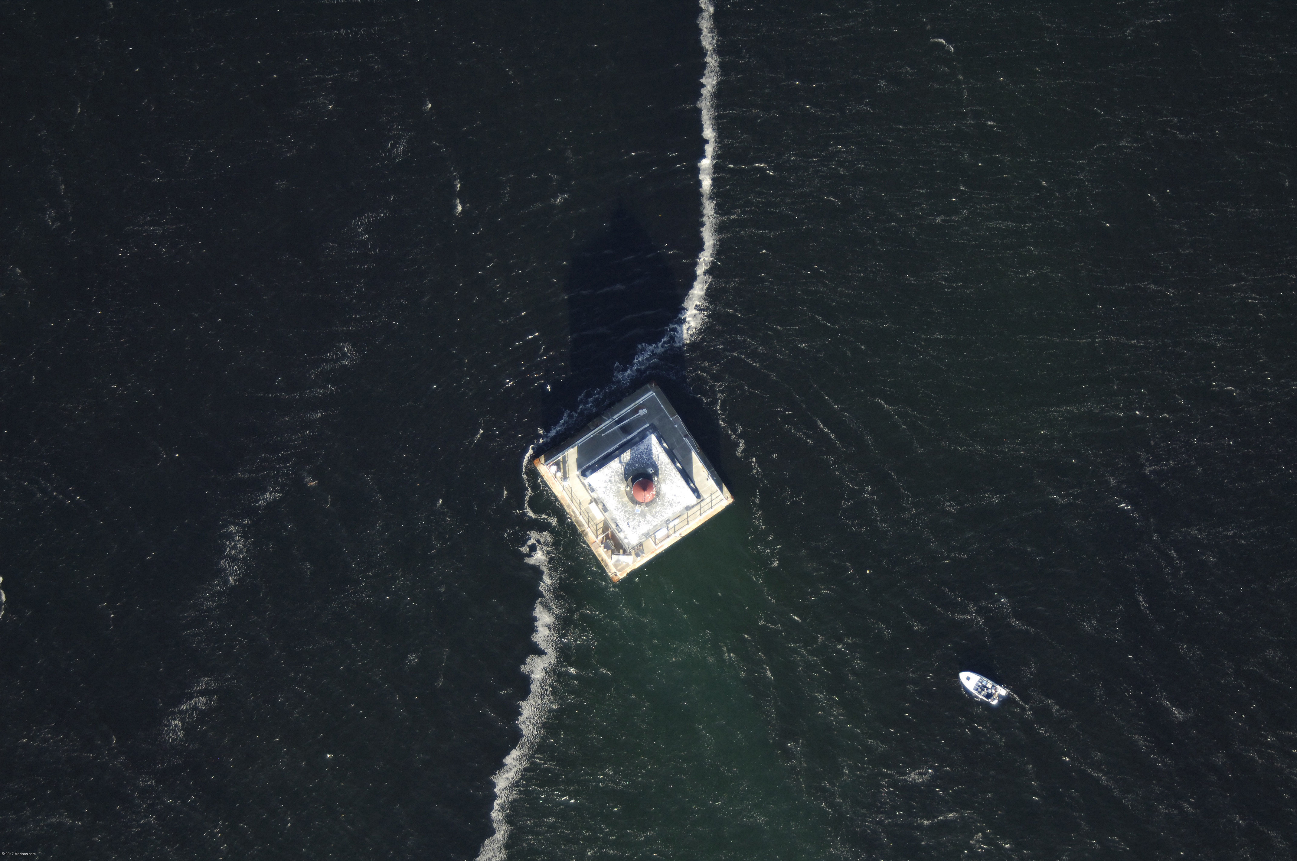 New London Ledge Lighthouse in New London, CT, United States ...
