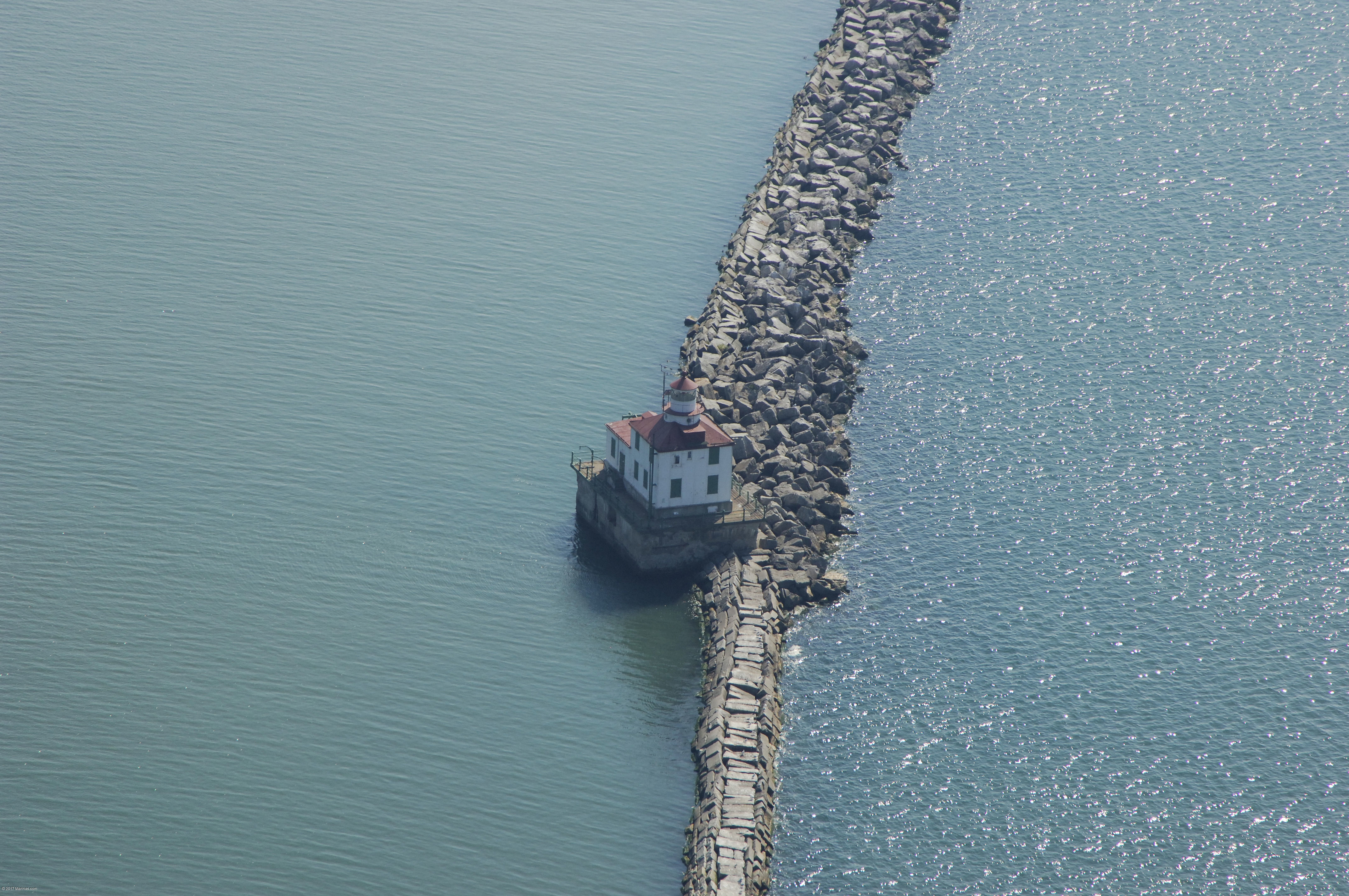 Ashtabula Harbor Light Lighthouse in Harbor, OH, United States ...