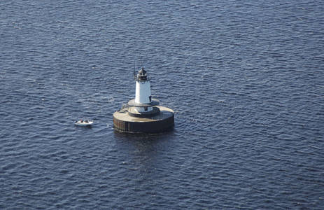 Borden Flats Light Lighthouse in Fall River, RI, United States ...