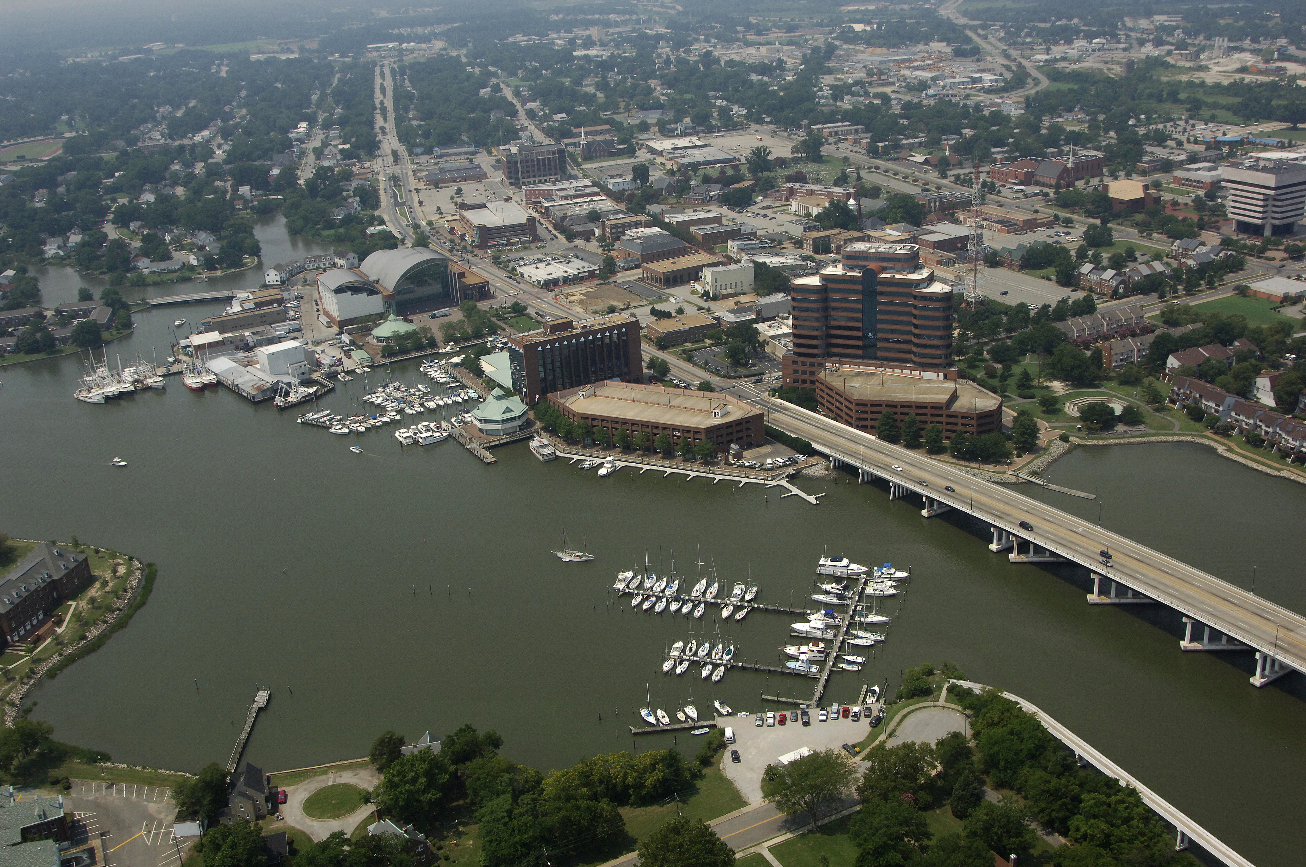 Downtown Hampton Public Piers In Hampton VA United States Marina