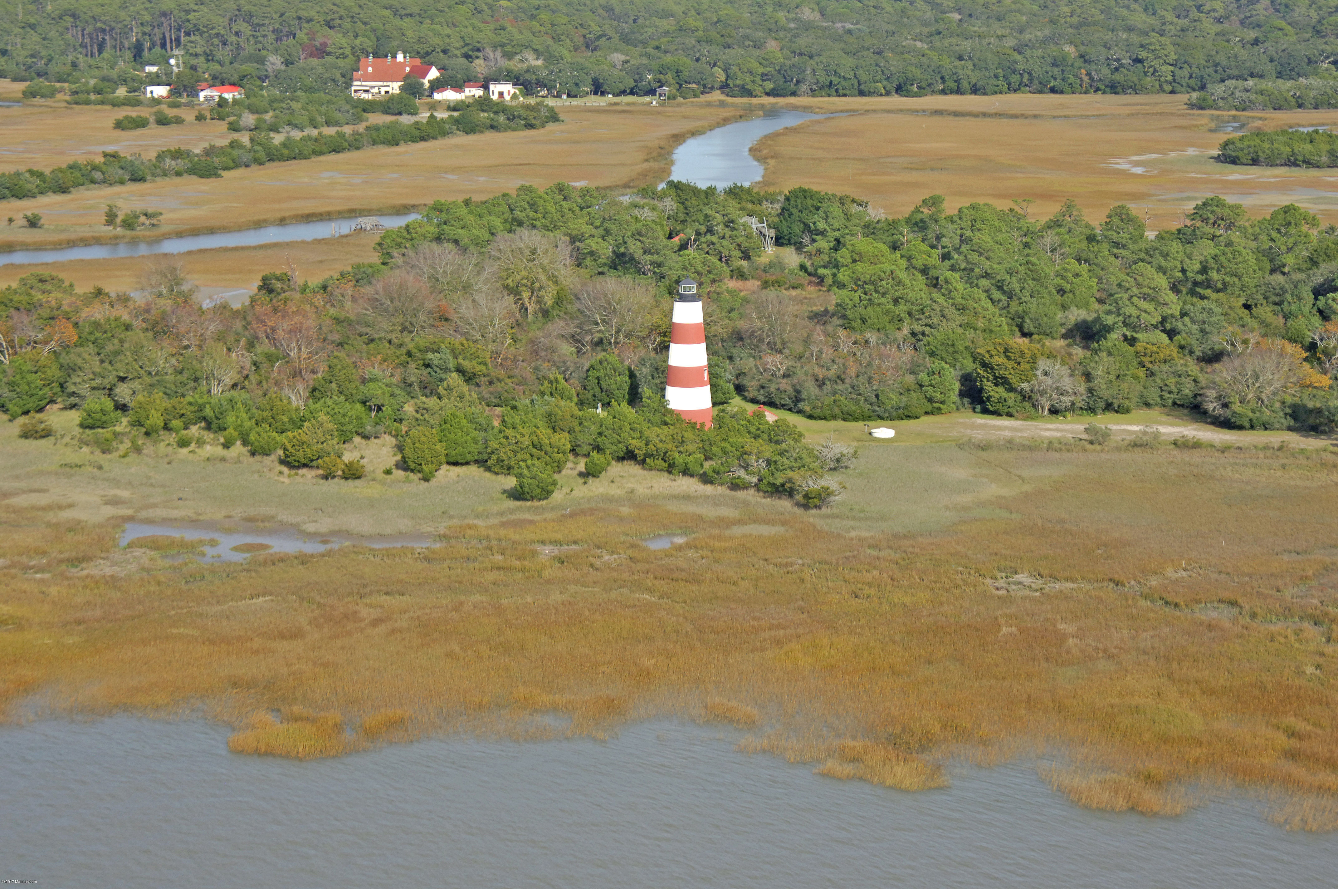 Sapelo Island Lighthouse in Sapelo Island, GA, United States ...