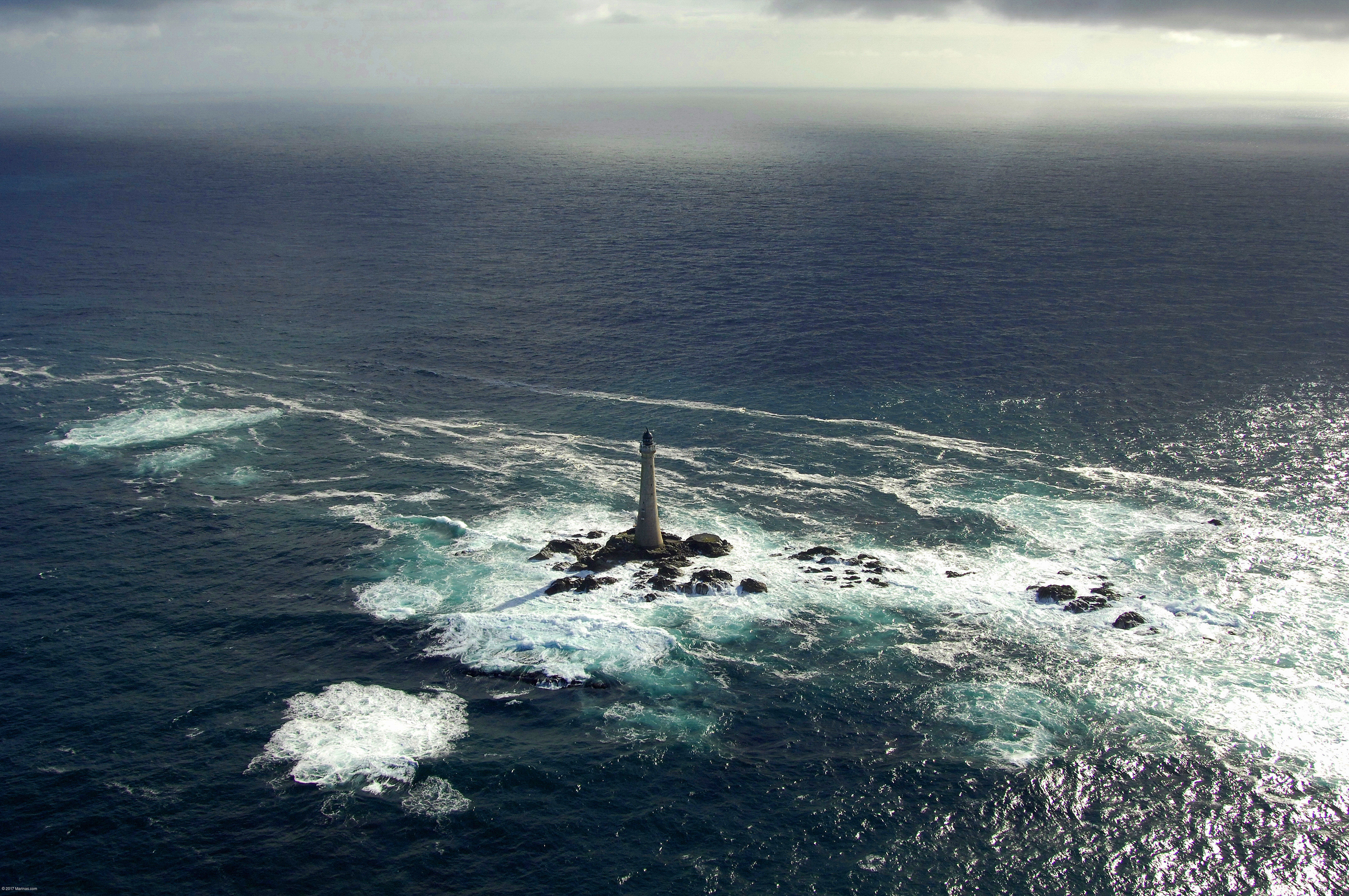 Skerryvore Lighthouse in Balemartine, SC, United Kingdom - lighthouse ...