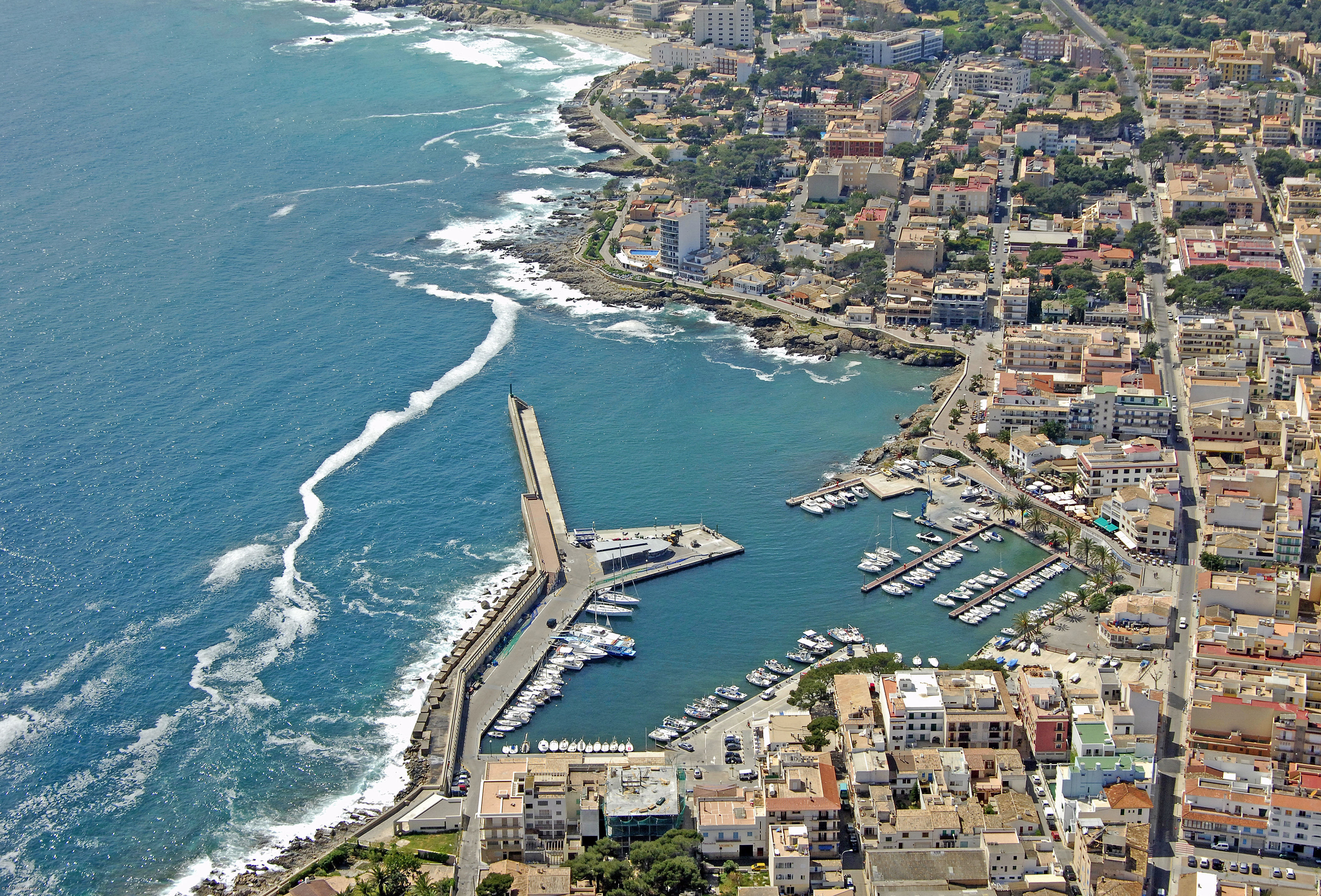Puerto De Cala Ratjada Marina in Cala Ratjada, Ballearic Islands, Spain ...