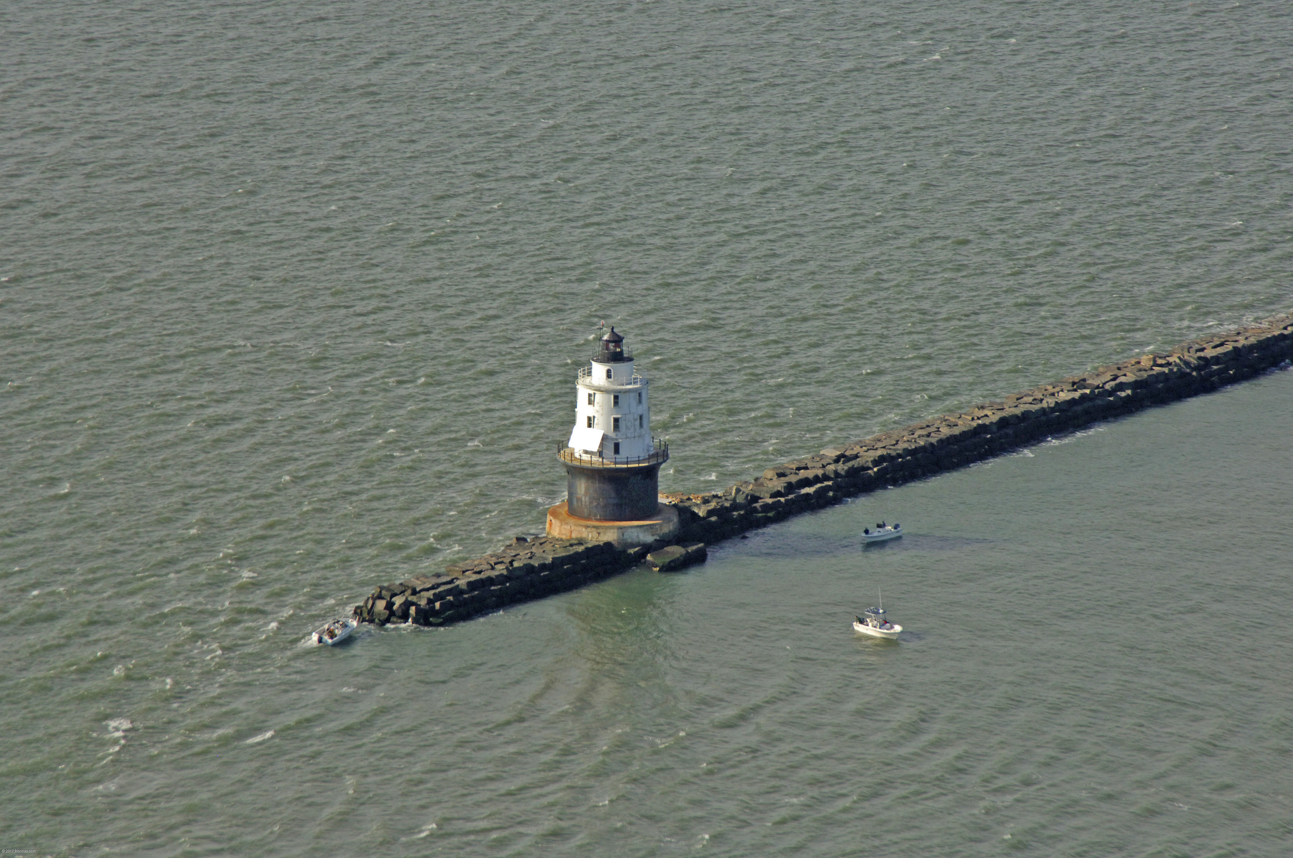 Harbor of Refuge Lighthouse in Lewes, DE, United States - lighthouse ...