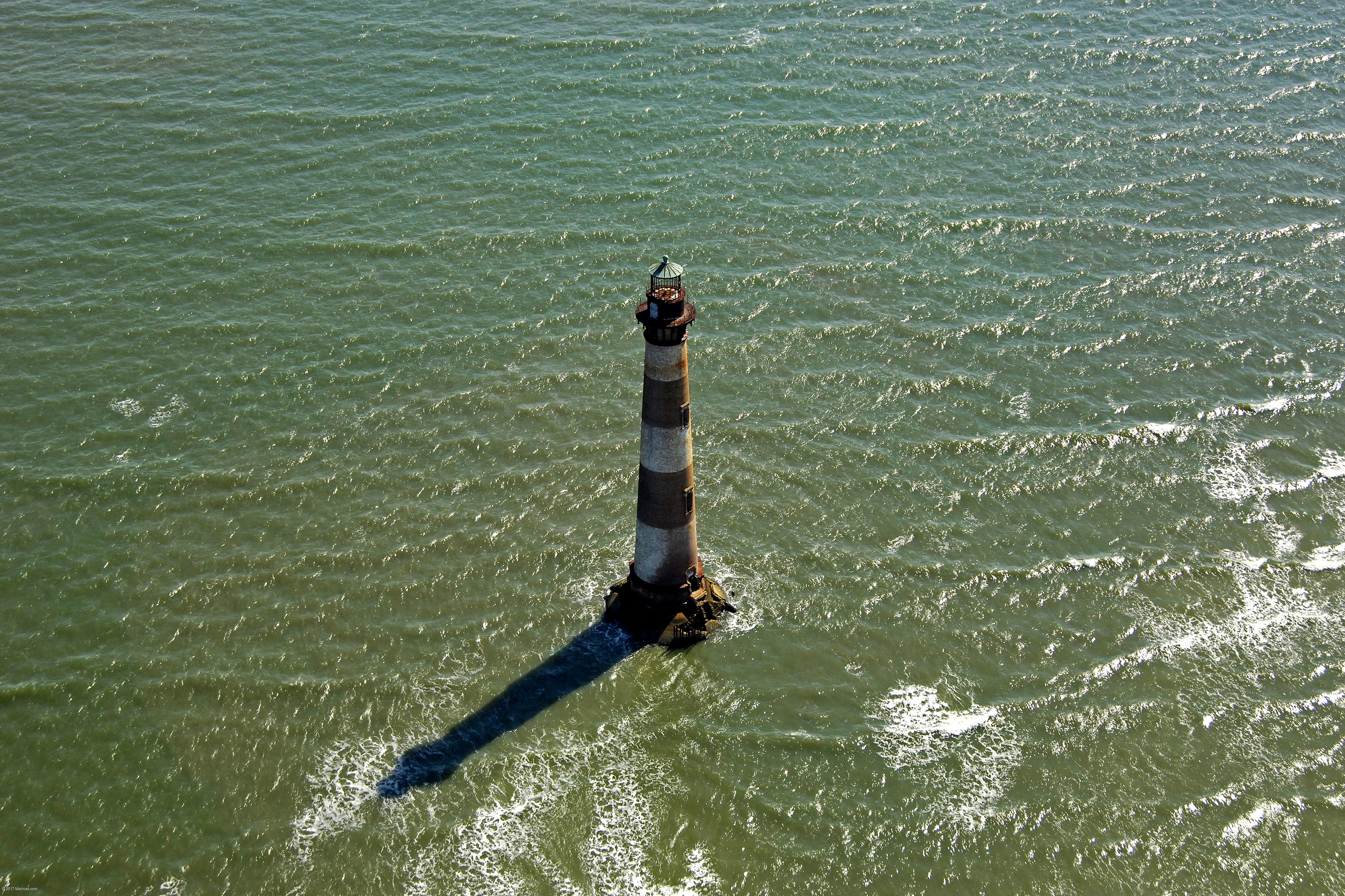 Morris Island Lighthouse in Folly Beach, SC, United States - lighthouse ...